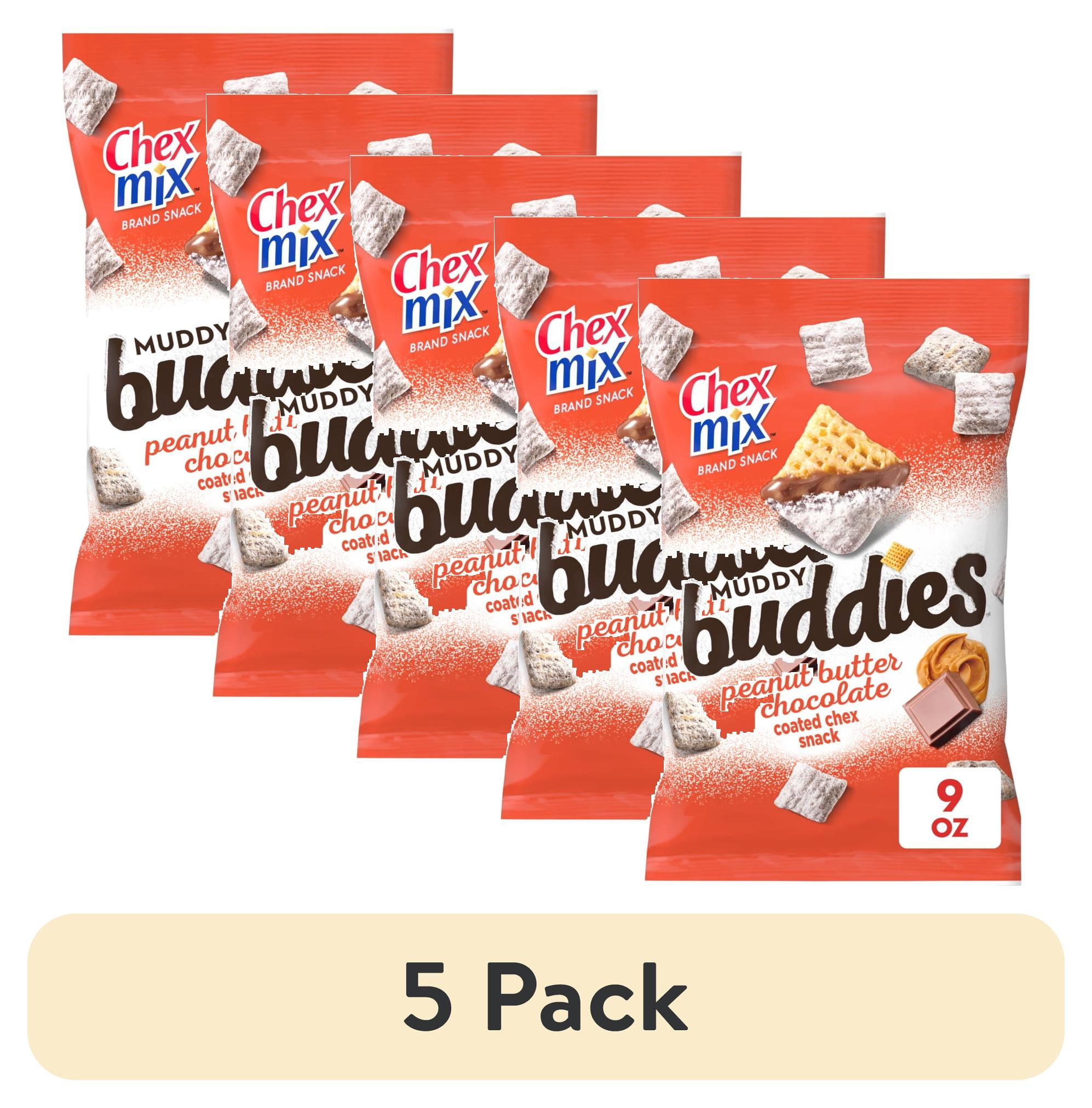 (5 pack) Chex Mix Muddy Buddies Peanut Butter and Chocolate Snack Mix ...