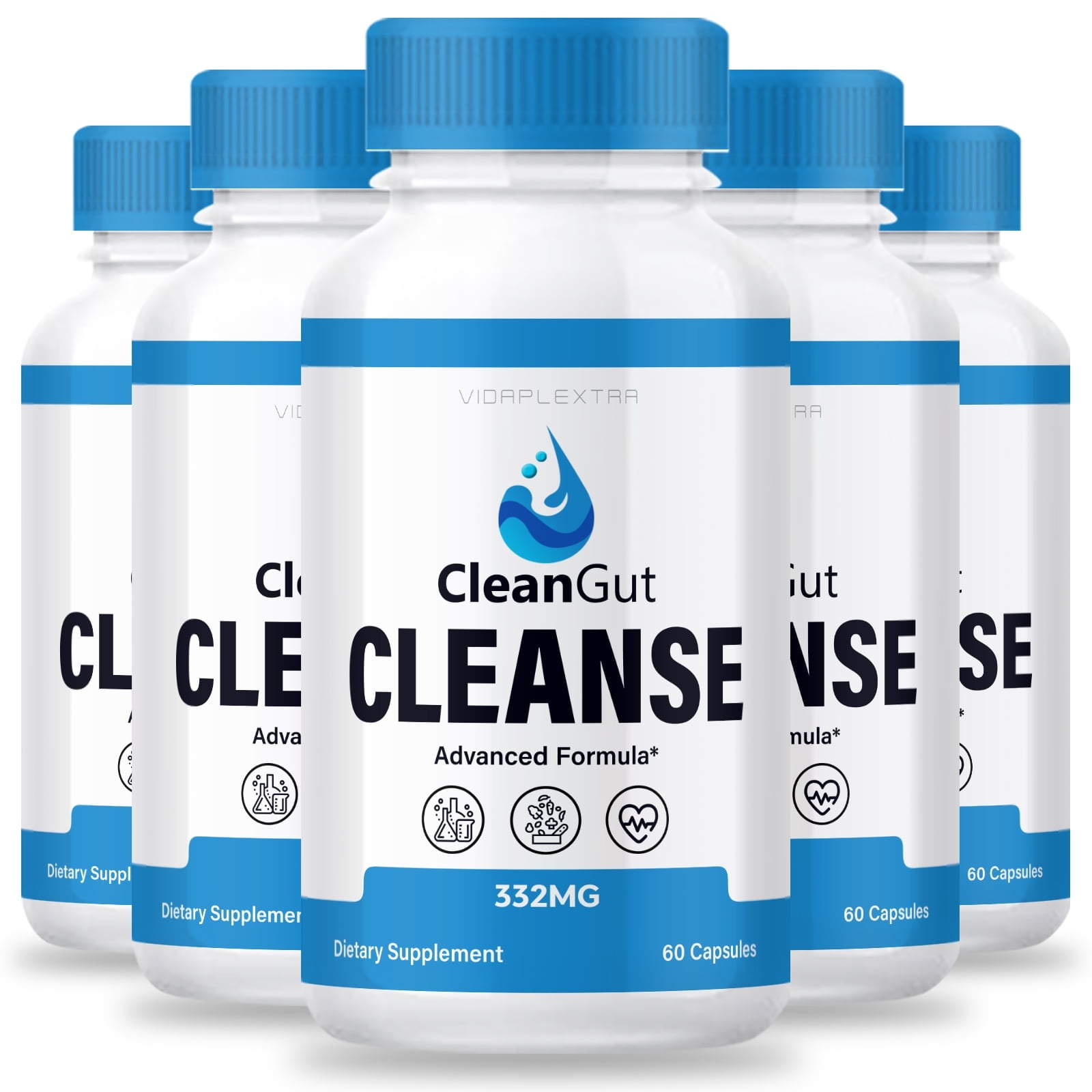 (5 pack) Clean Gut Capsules - Clean Gut Capsules - Walmart.com