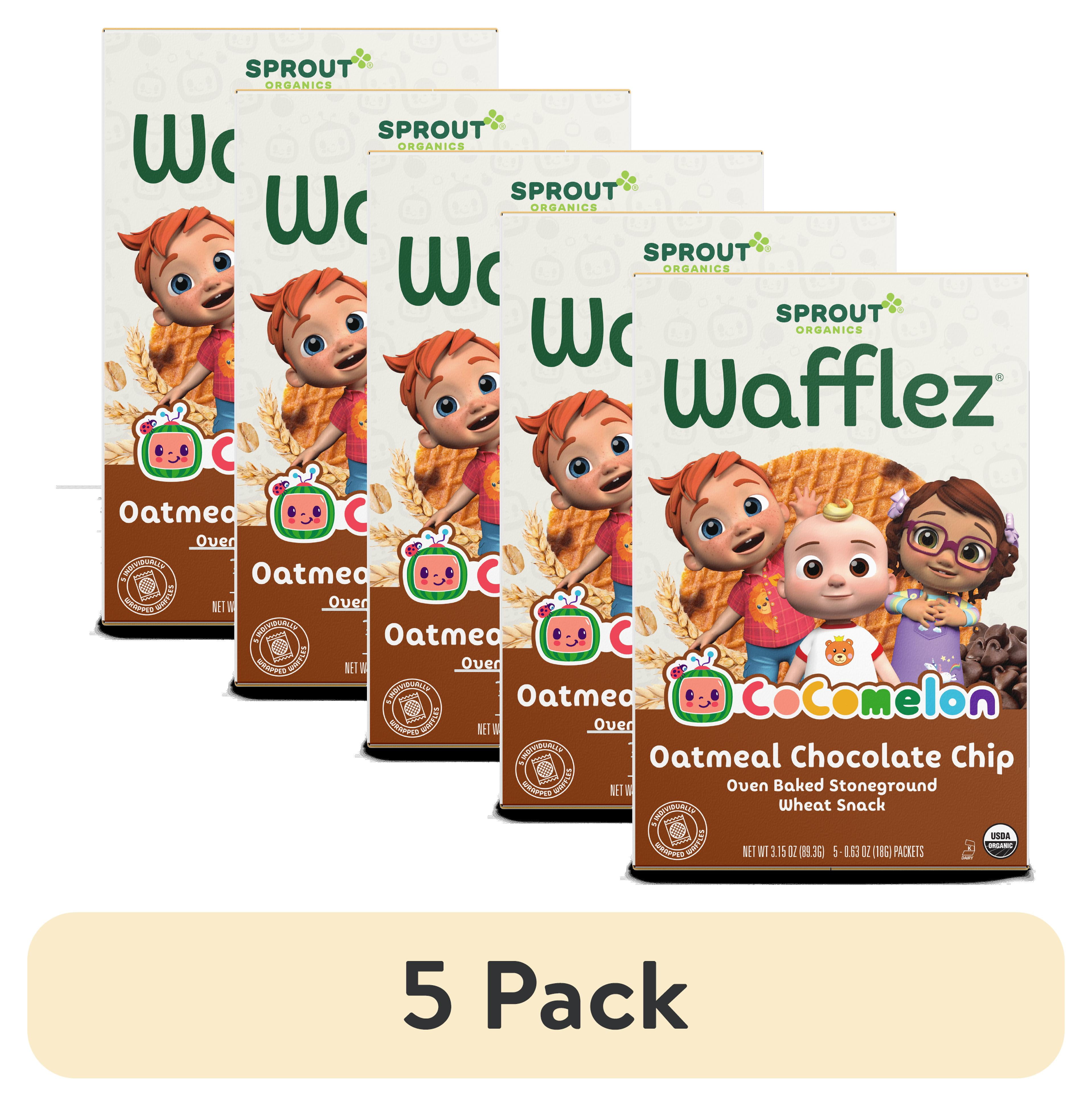 (5 pack) CoComelon Sprout Organics Toddler Snacks, Organic Oatmeal ...