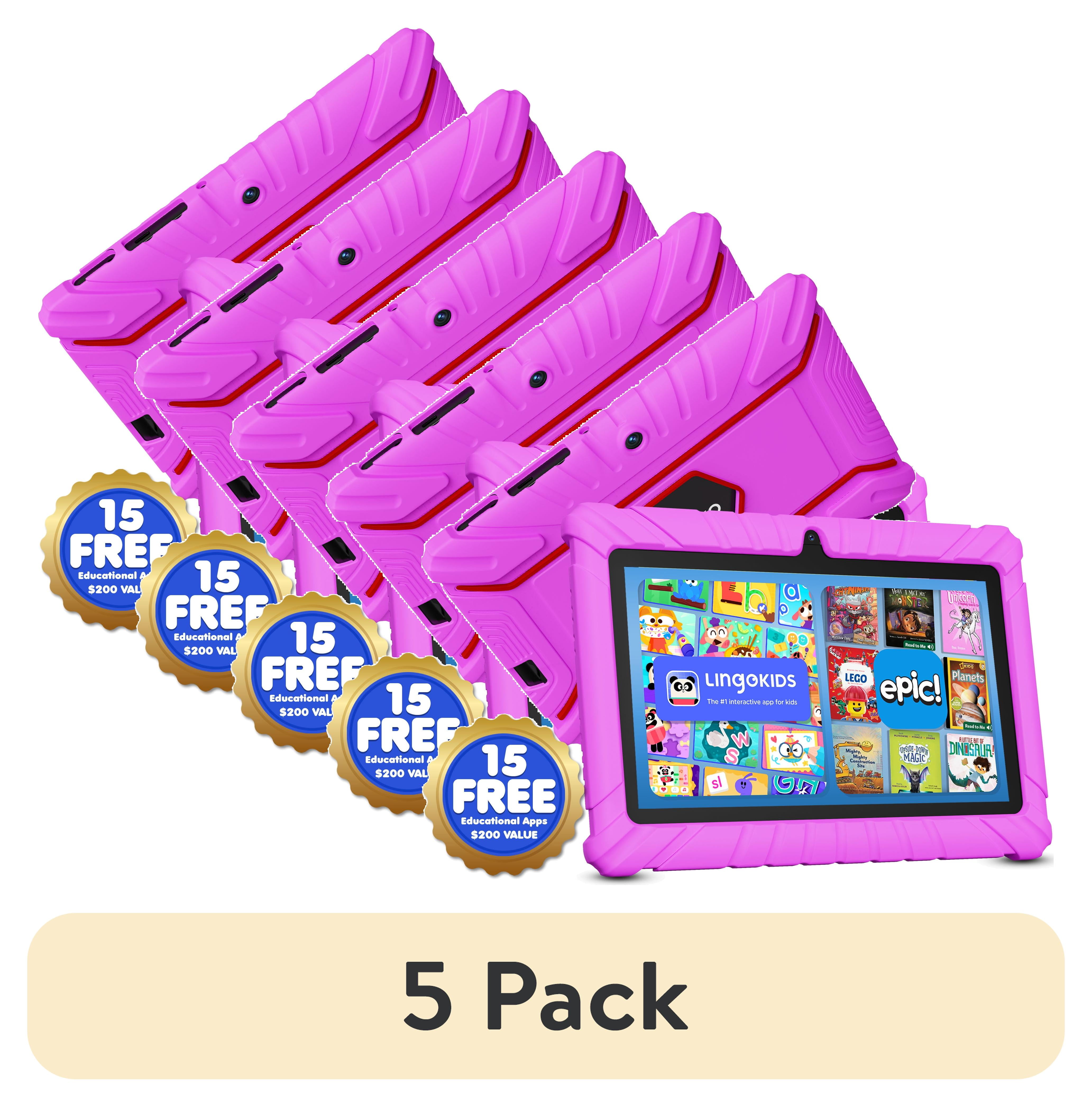 (5 pack) Contixo V8 Kids Tablets, Educational Tablets for Kids with ...