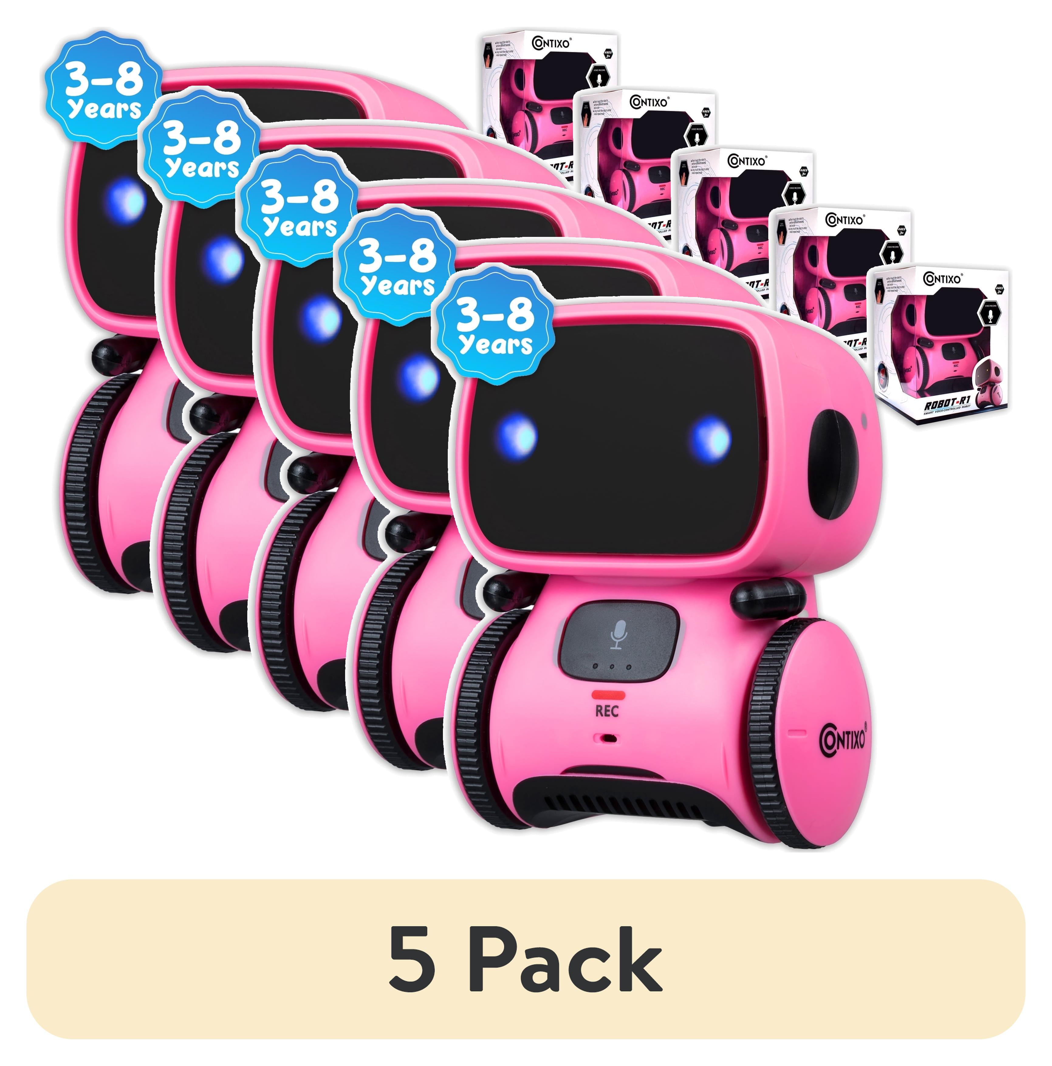 (5 pack) Contixo Kids Smart Robot Toy Mini Robot Talking Singing Dancing Interactive Voice ...