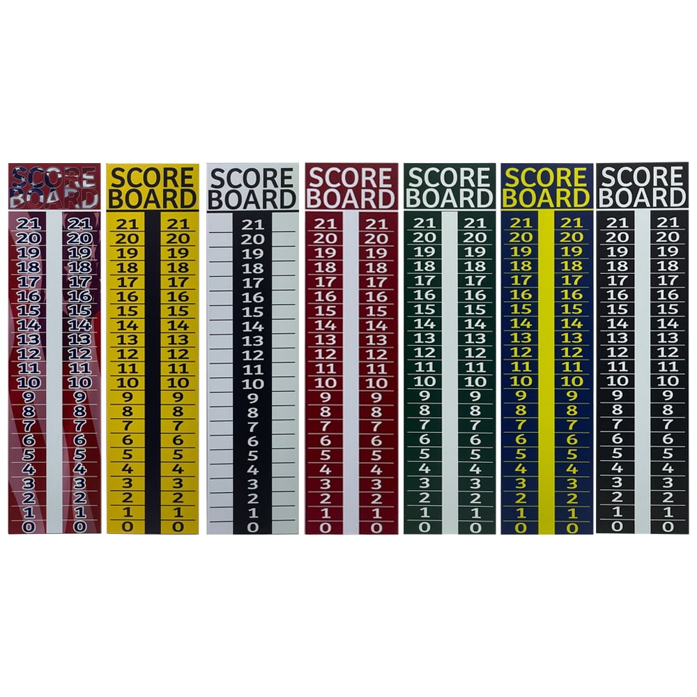 5 Pack Outdoor Game Scoreboard - Cornhole, Horseshoe, Bean Bag Toss ...
