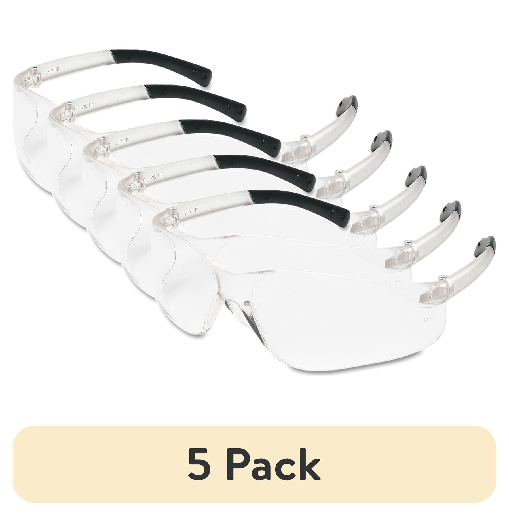 (5 pack) Crews, MCSCRWBK110, BearKat Safety Glasses, 1 Each, Clear ...