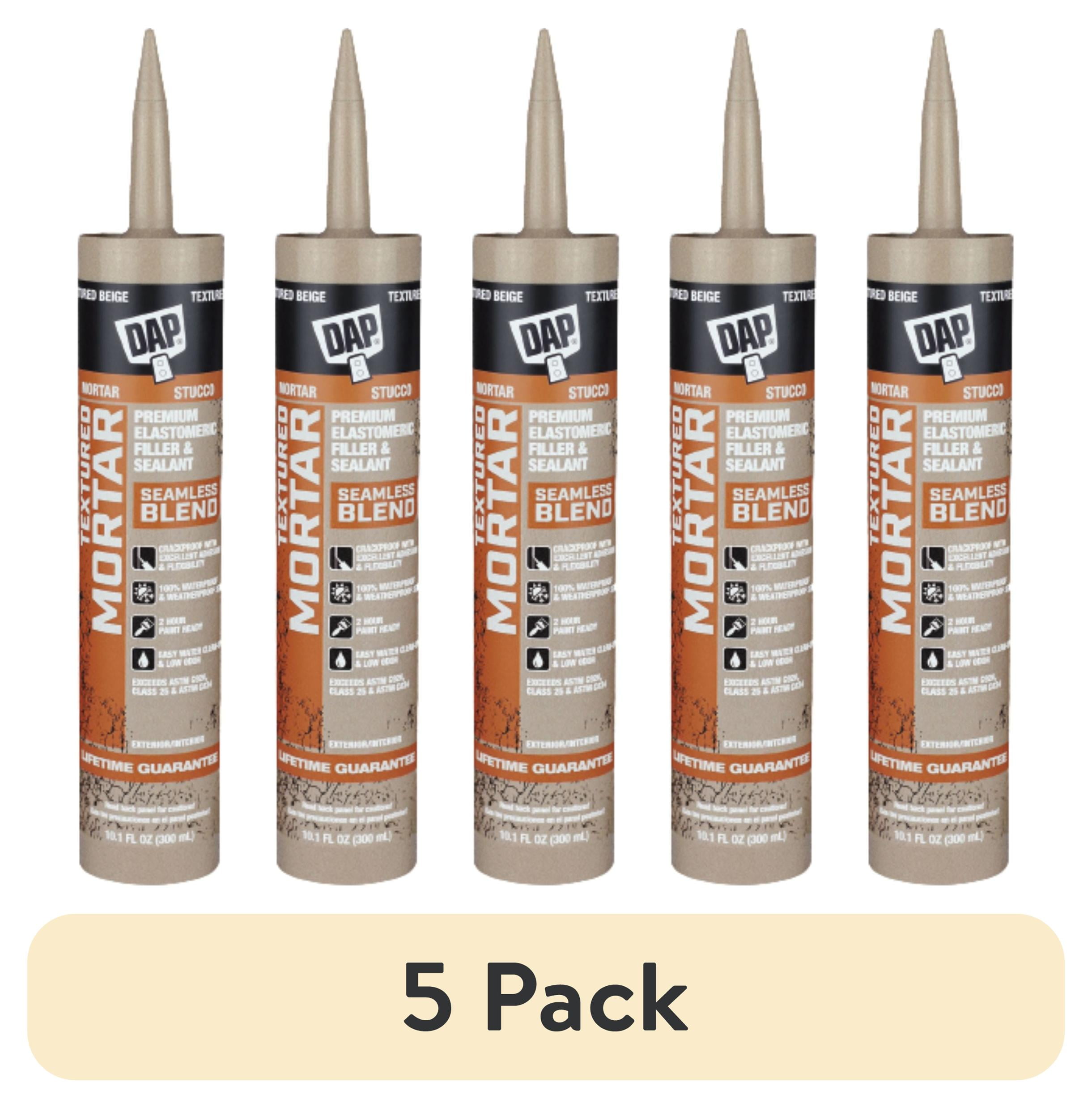 (5 pack) DAP Premium Textured Mortar Beige Advanced Latex Concrete and ...