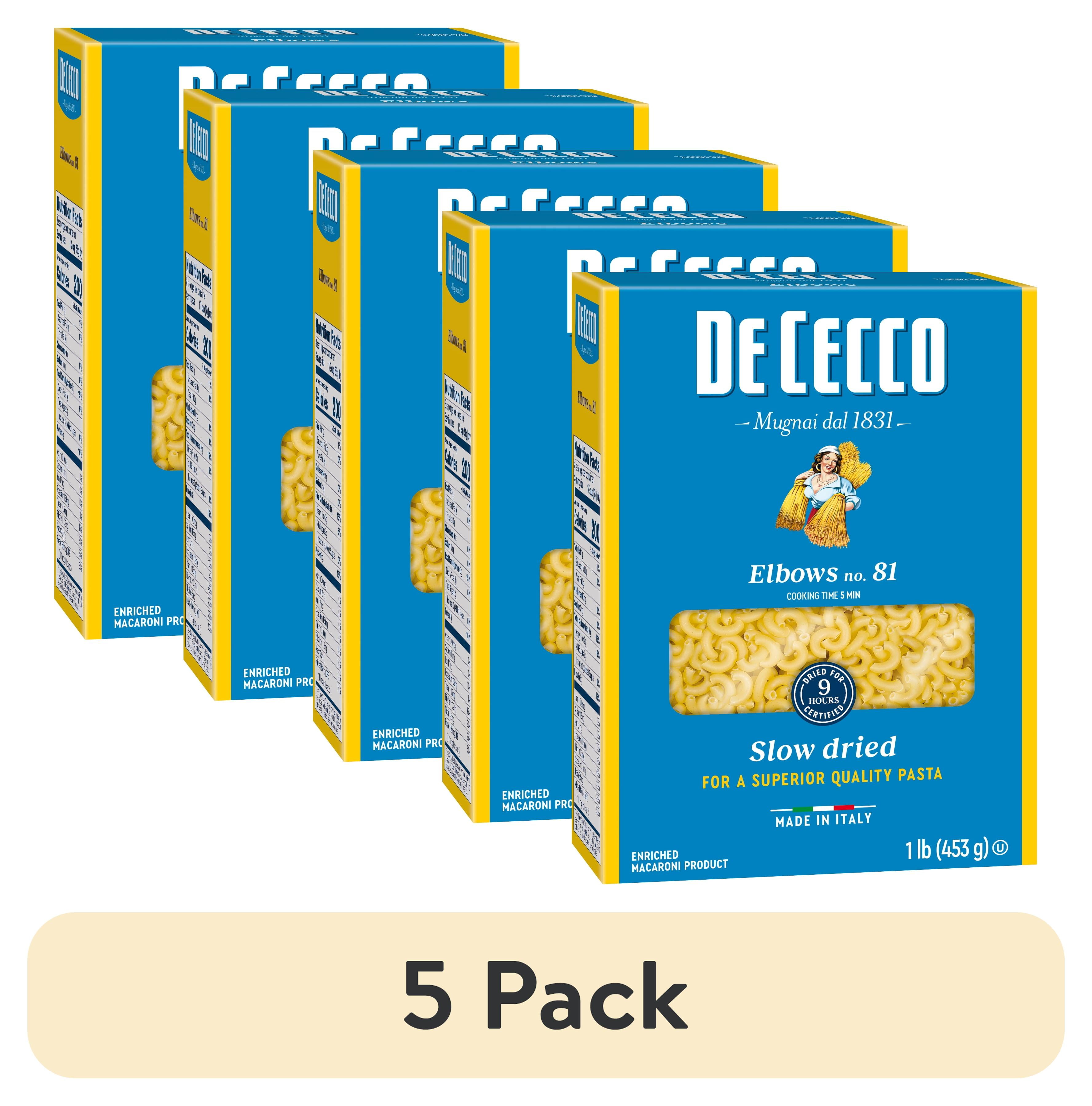 (5 pack) De Cecco Elbows No.81 Pasta, 16 oz - Walmart.com