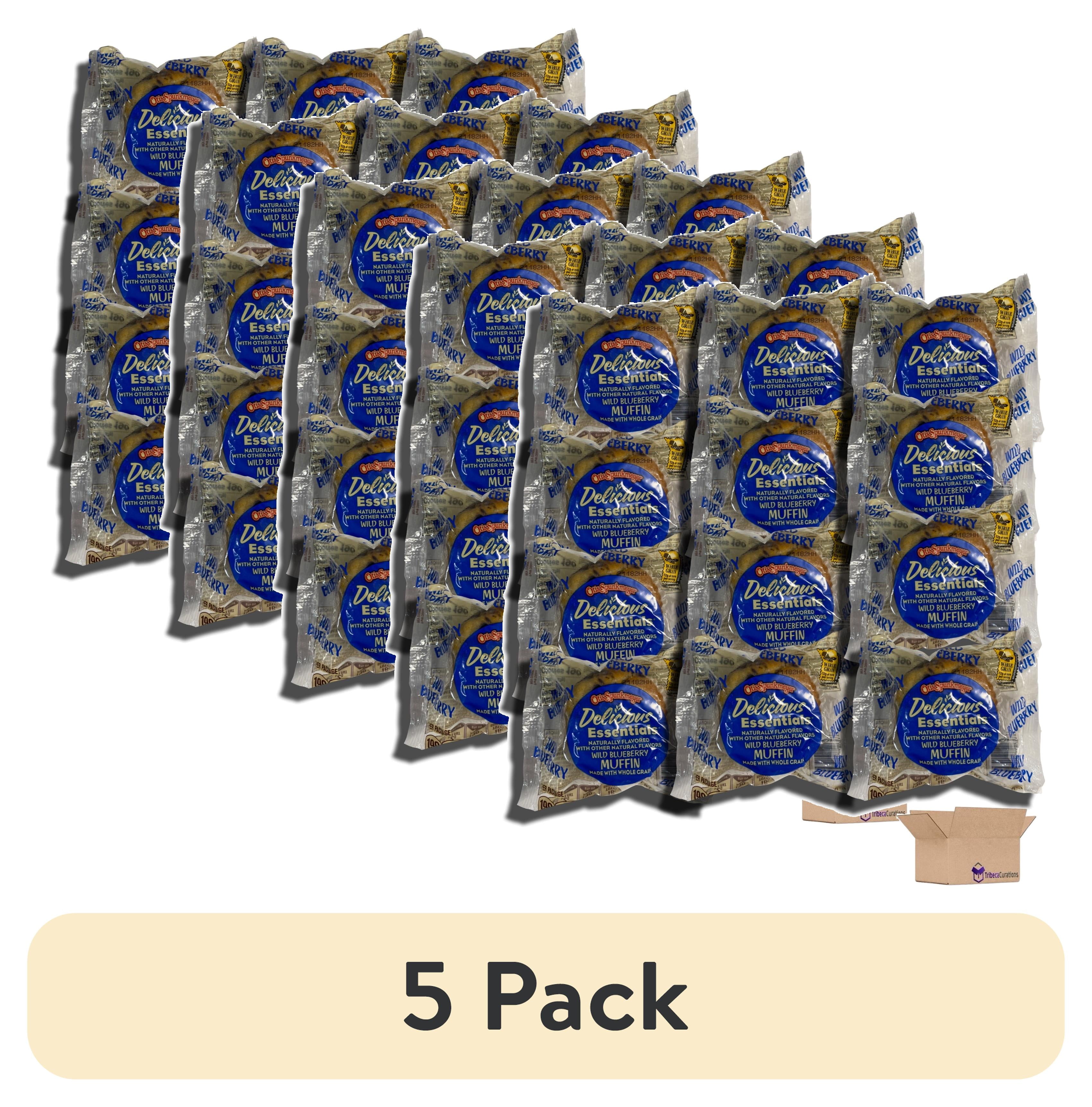 (5 pack) Delicious Essentials Wild Blueberry Muffins Individually ...