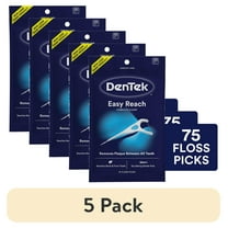 DenTek Complete Clean Fresh Mint Flavored Angled Floss Picks, 75 Count - Walmart.com