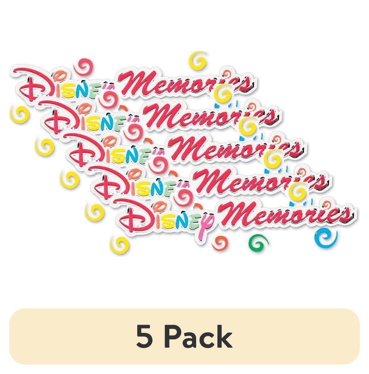 (5 pack) Disney Title Dimensional Stickers-Disney Memories - Walmart.com