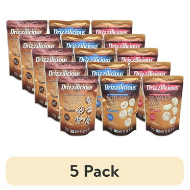 Drizzilicious Mini Rice Cakes Birthday Cake - Rice Crisps, Healthy ...