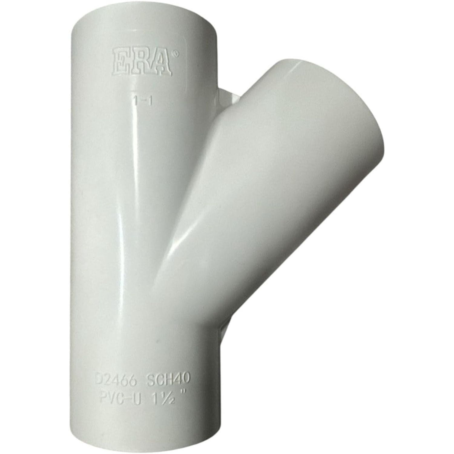 5-pack, ERA Schedule 40 PVC-U, 1-1/4 Wye, Skew Tee, 3-way pipe fitting ...