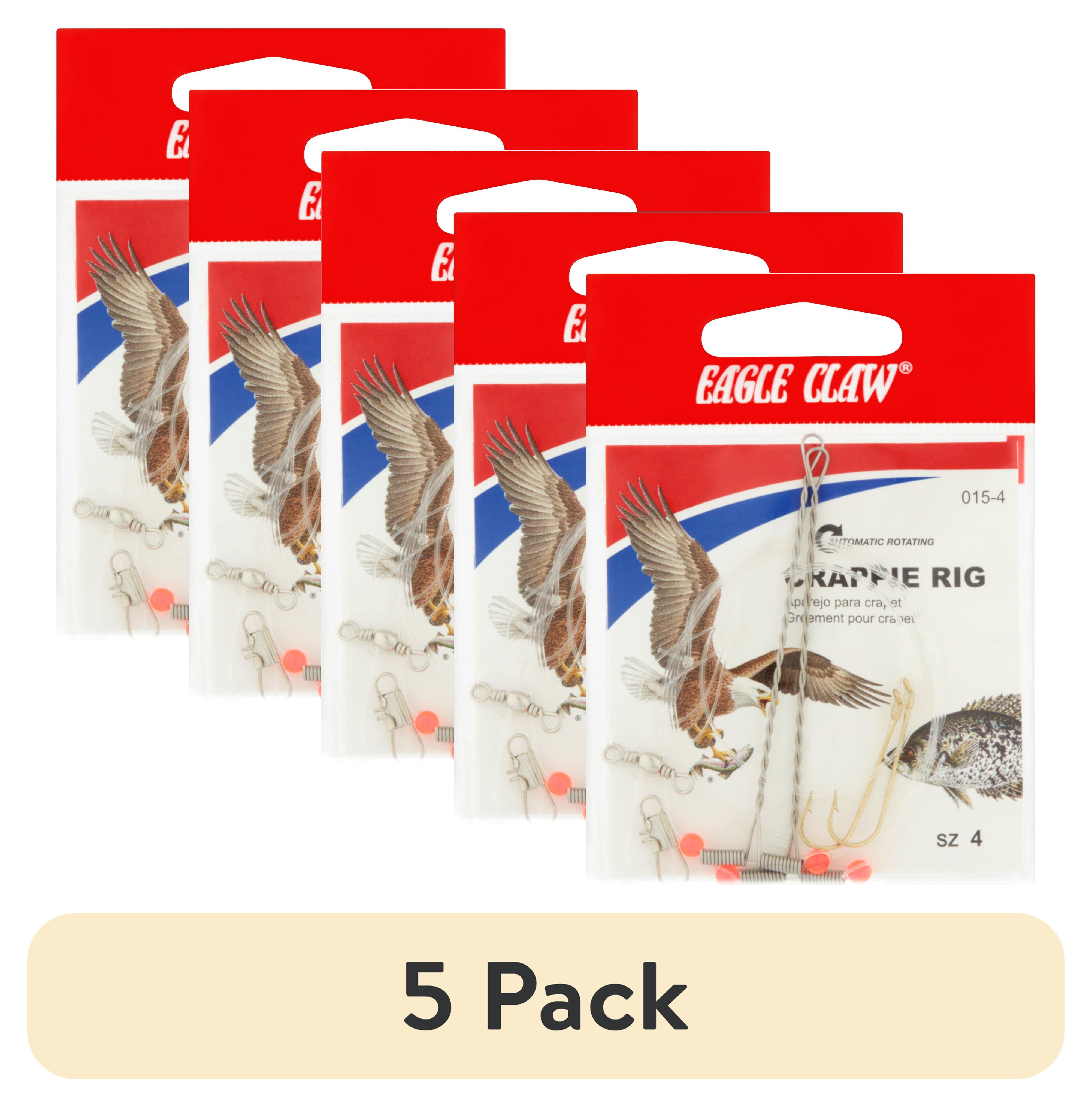 Eagle Claw Fishing 015H-4 Crappie Rig - Size 4 Hooks - Walmart.com
