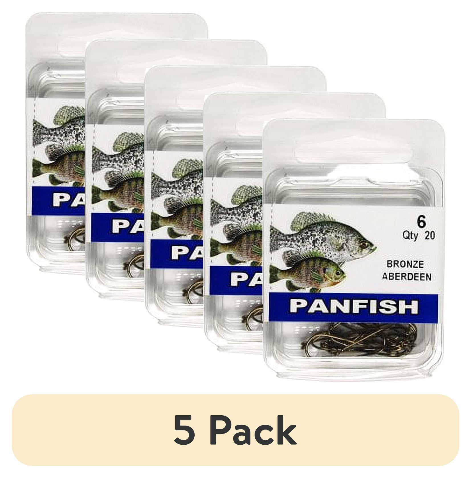 (5 pack) Eagle Claw RABW-6 Aberdeen Hook, Bronze, Size 6, 20 Pack ...