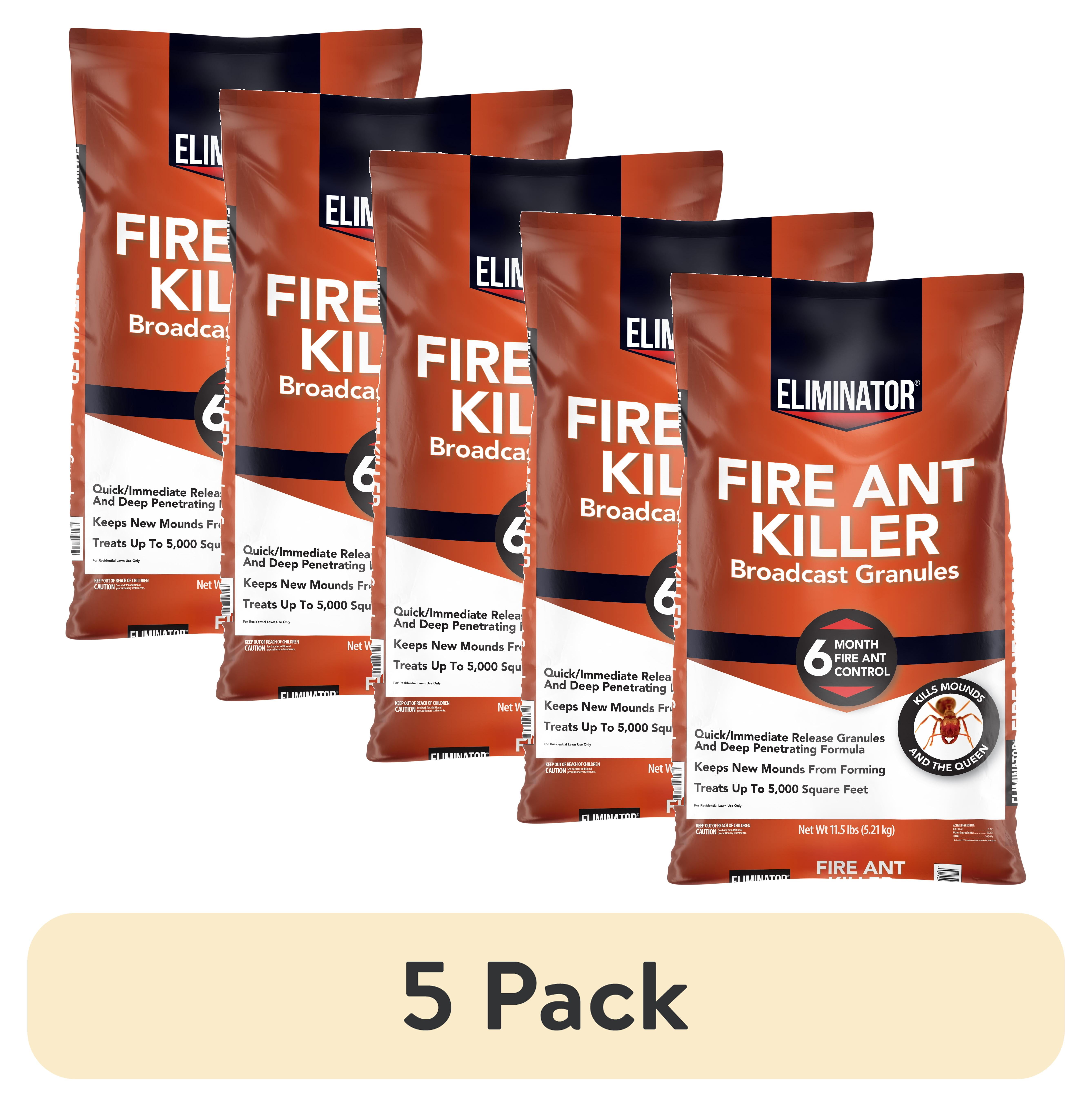 (5 pack) Eliminator Fire Ant Killer Granules, 11.5 lb. 6-Month Control ...