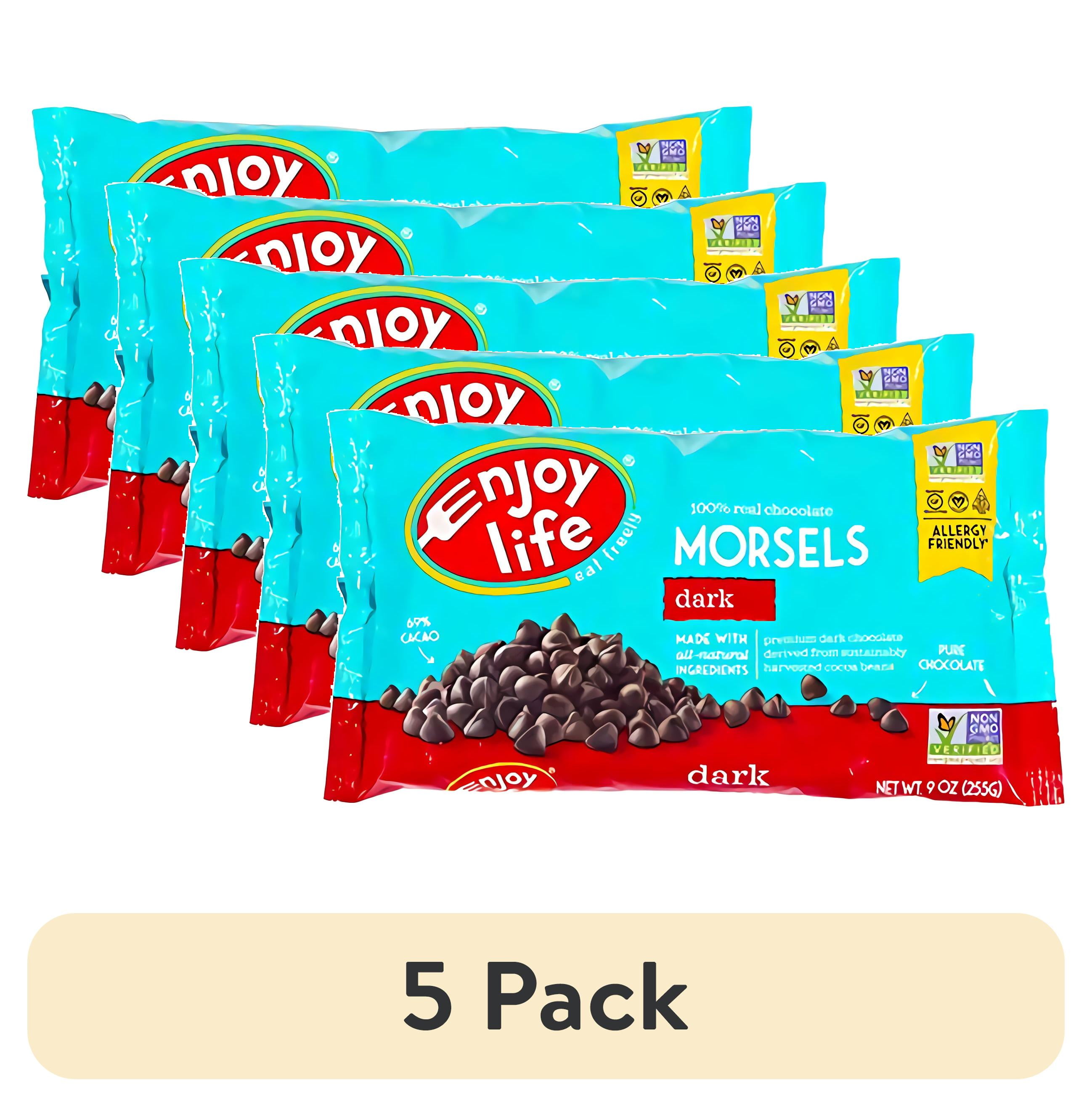 (5 pack) Enjoy Life Dark Chocolate Morsels, 9 OZ, 4 Pack - Walmart.com
