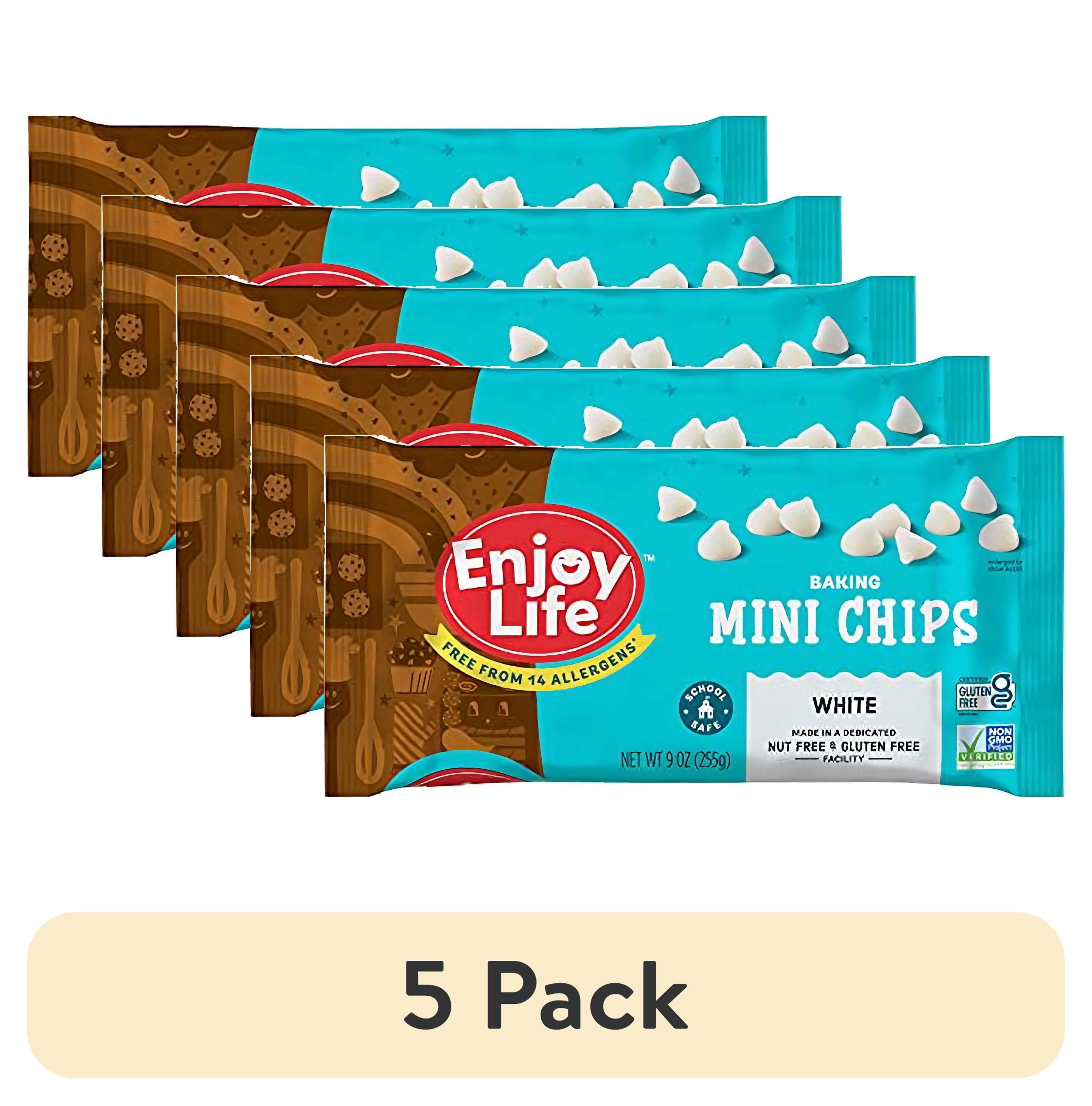 (5 pack) Enjoy Life White Baking Chips Mini 9 oz - Walmart.com