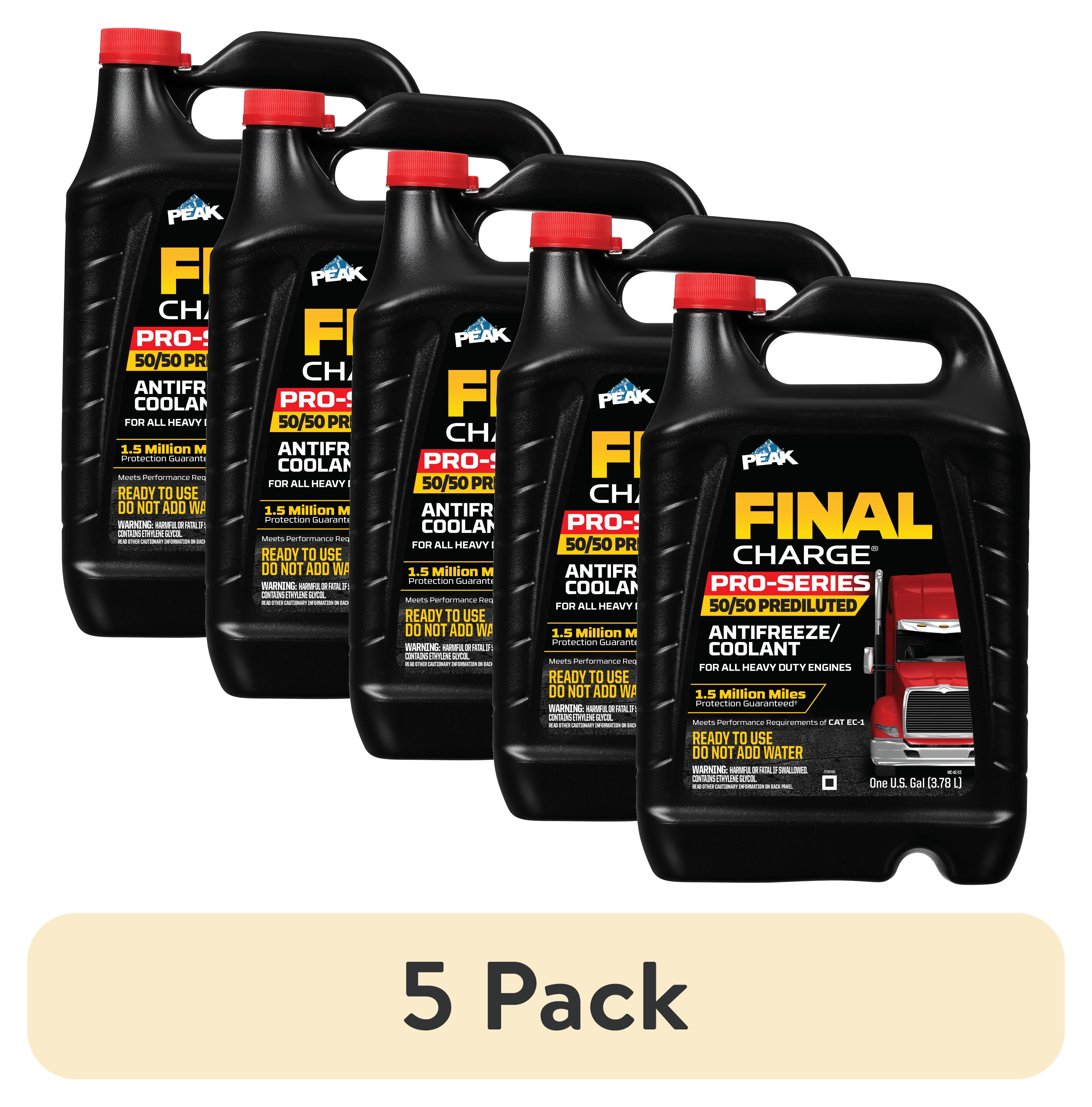 (5 pack) FINAL CHARGE® PRO-SERIES 50/50 Pre-Diluted Extended Life ...