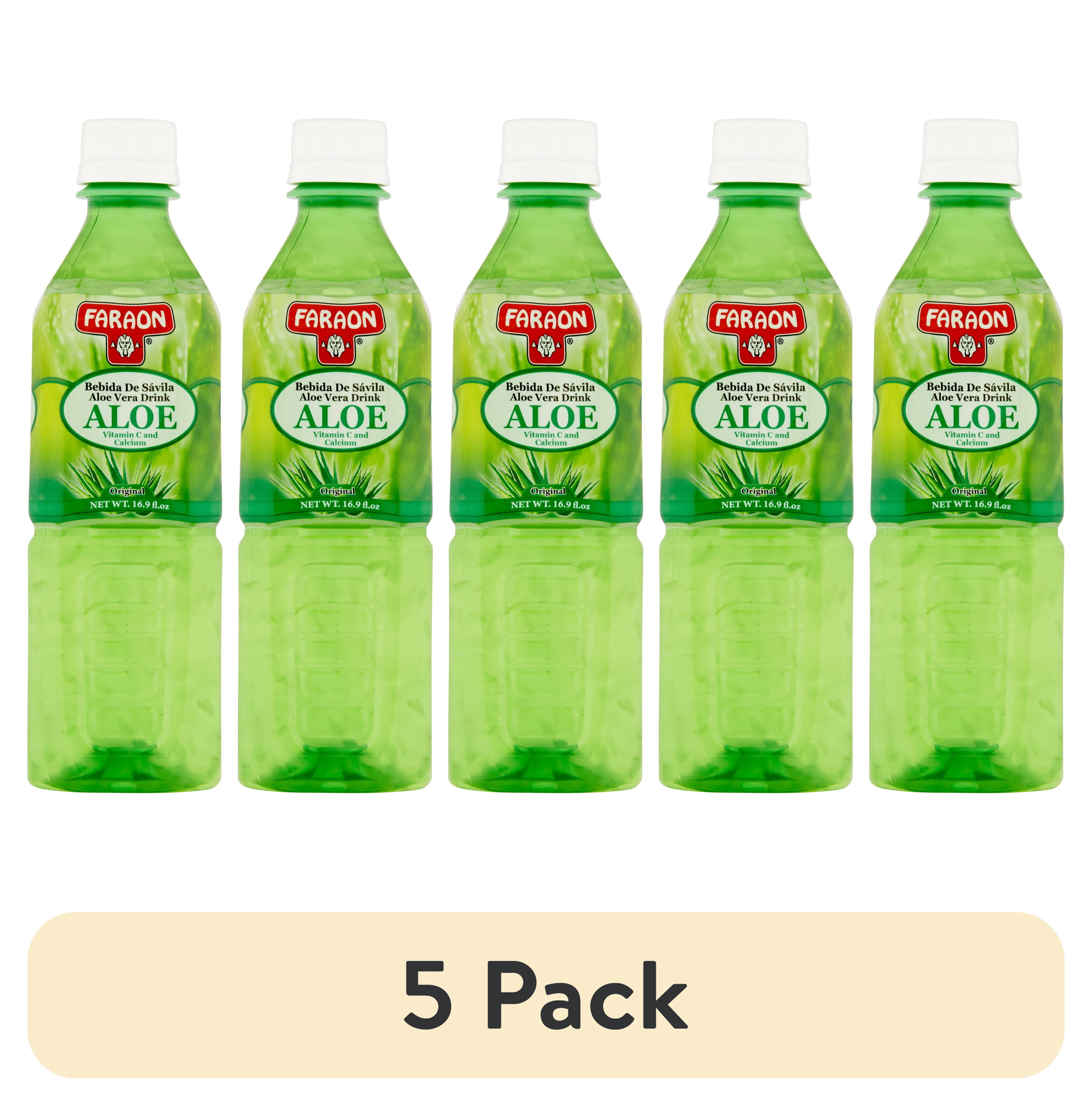 (5 pack) Faraon Original Aloe Vera Drink, 16.9 Fl Oz - Walmart.com