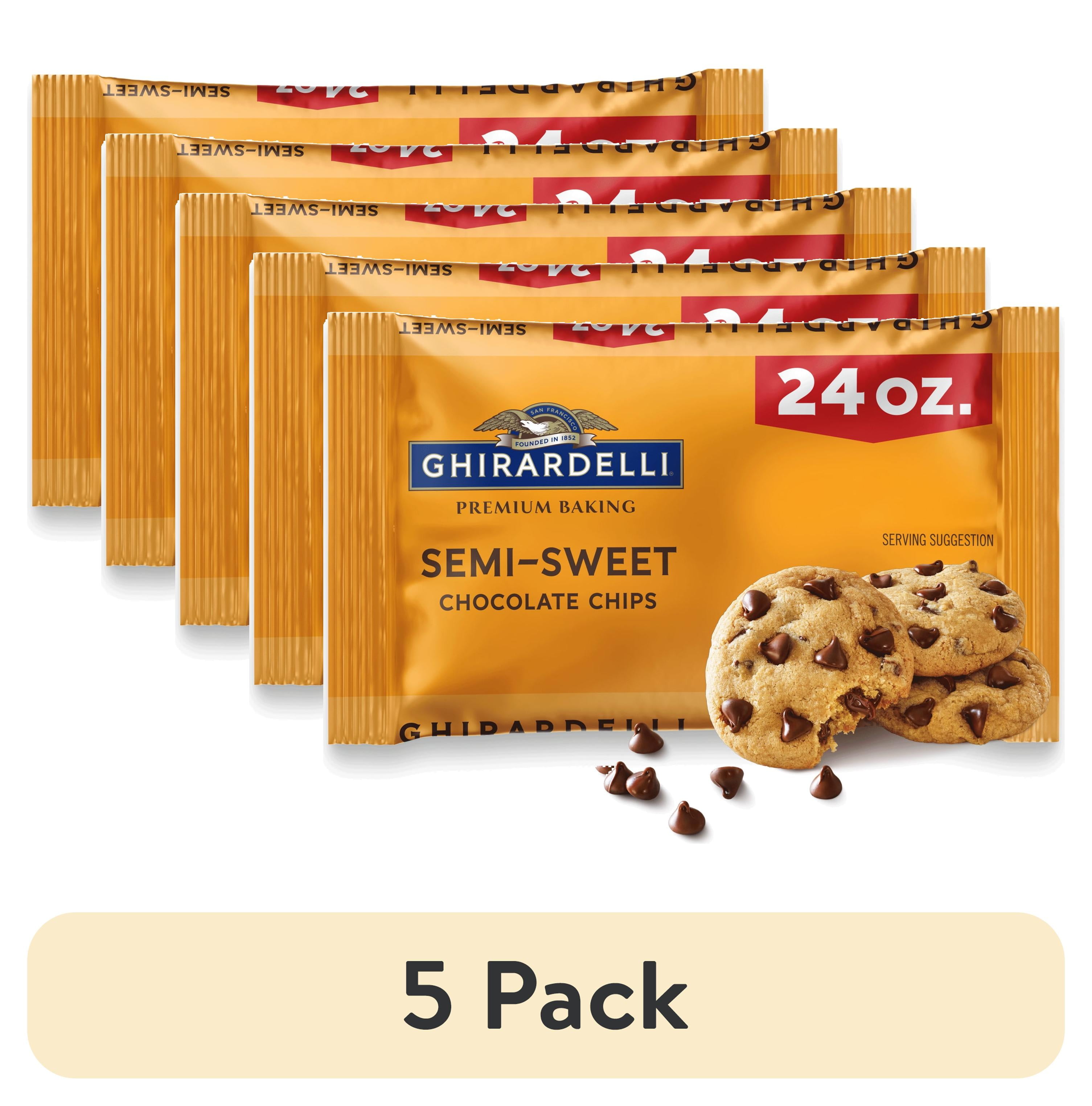 (5 pack) GHIRARDELLI Semi-Sweet Chocolate Premium Baking Chips ...