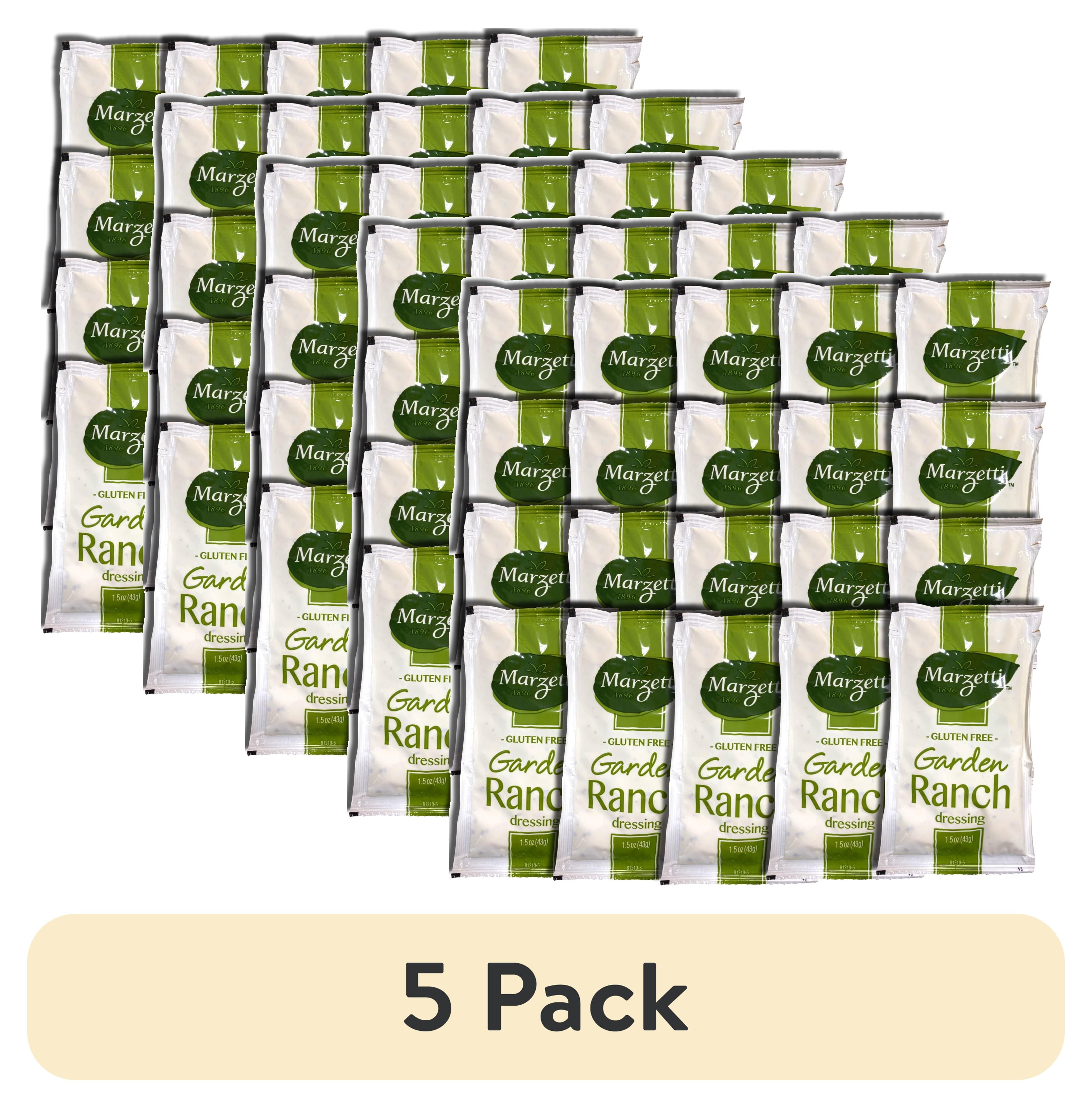 (5 pack) Garden Ranch Salad Dressing Packets Value Pack | 1.5 ounce ...