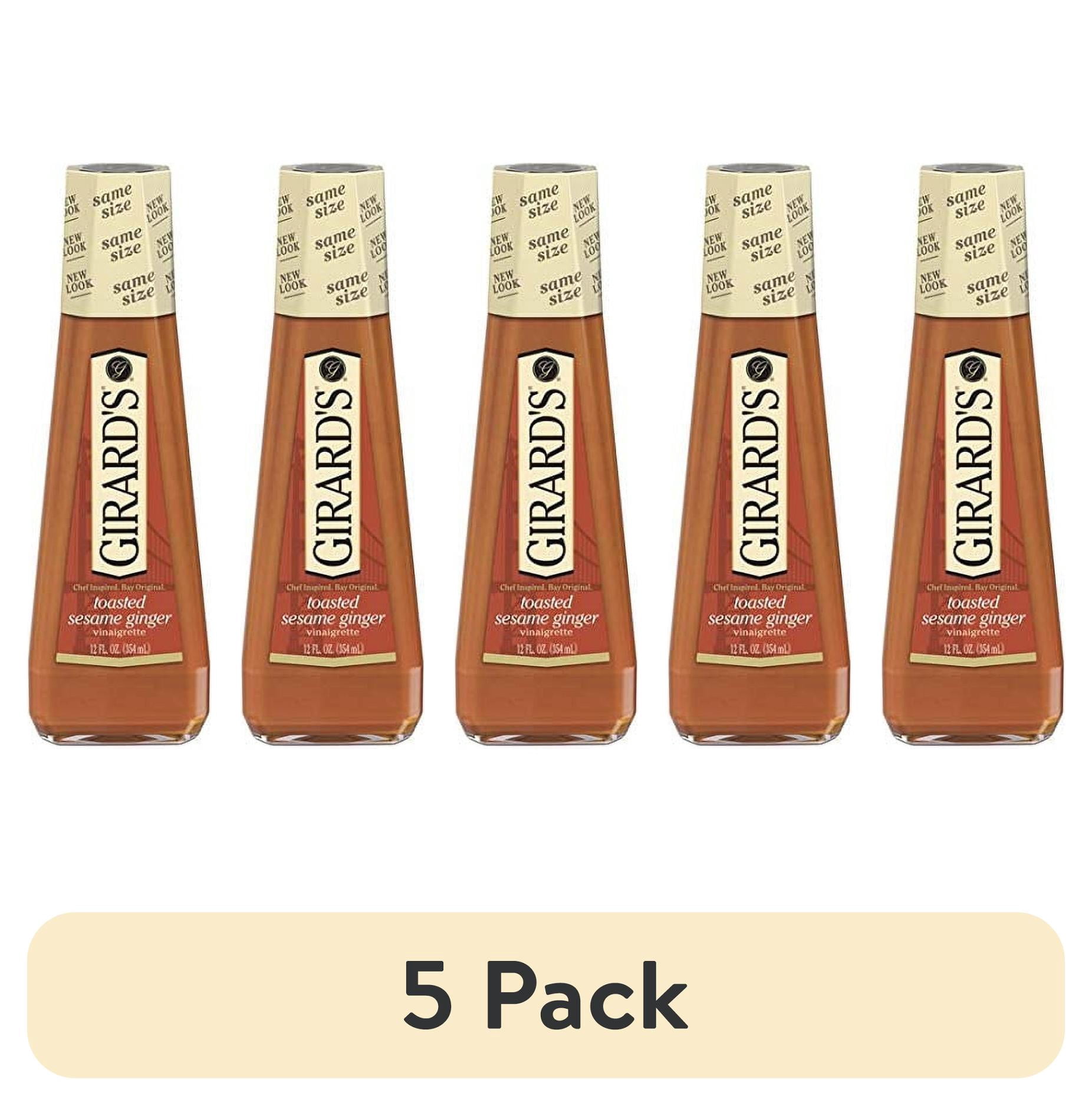 (5 pack) Girards Dressing Toasted Sesame Ginger, 12 oz. (Pack of 6 ...