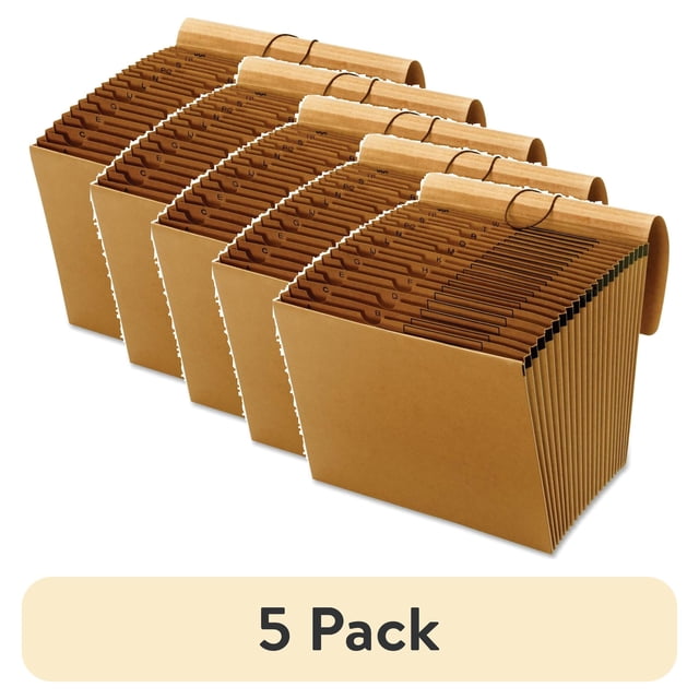 (5 pack) Globe-Weis Expanding File - Walmart Business Supplies