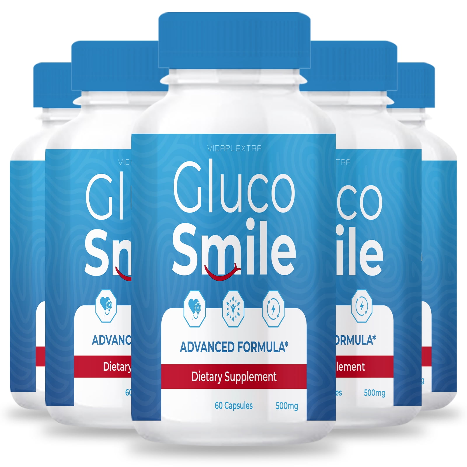 (5 pack) Gluco Smile Capsules - GlucoSmile Capsules - Walmart.com