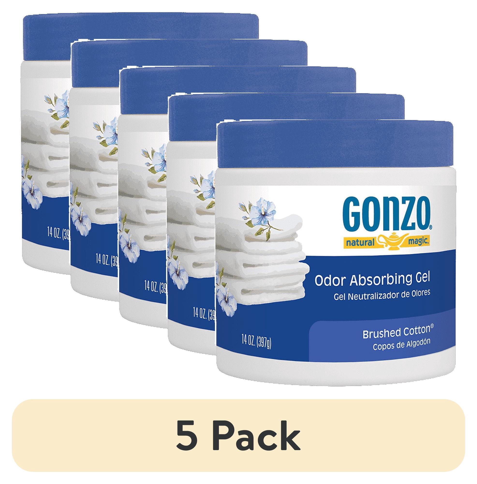 (5 pack) Gonzo Odor Absorbing Gel - Odor Eliminator for Car RV Closet ...