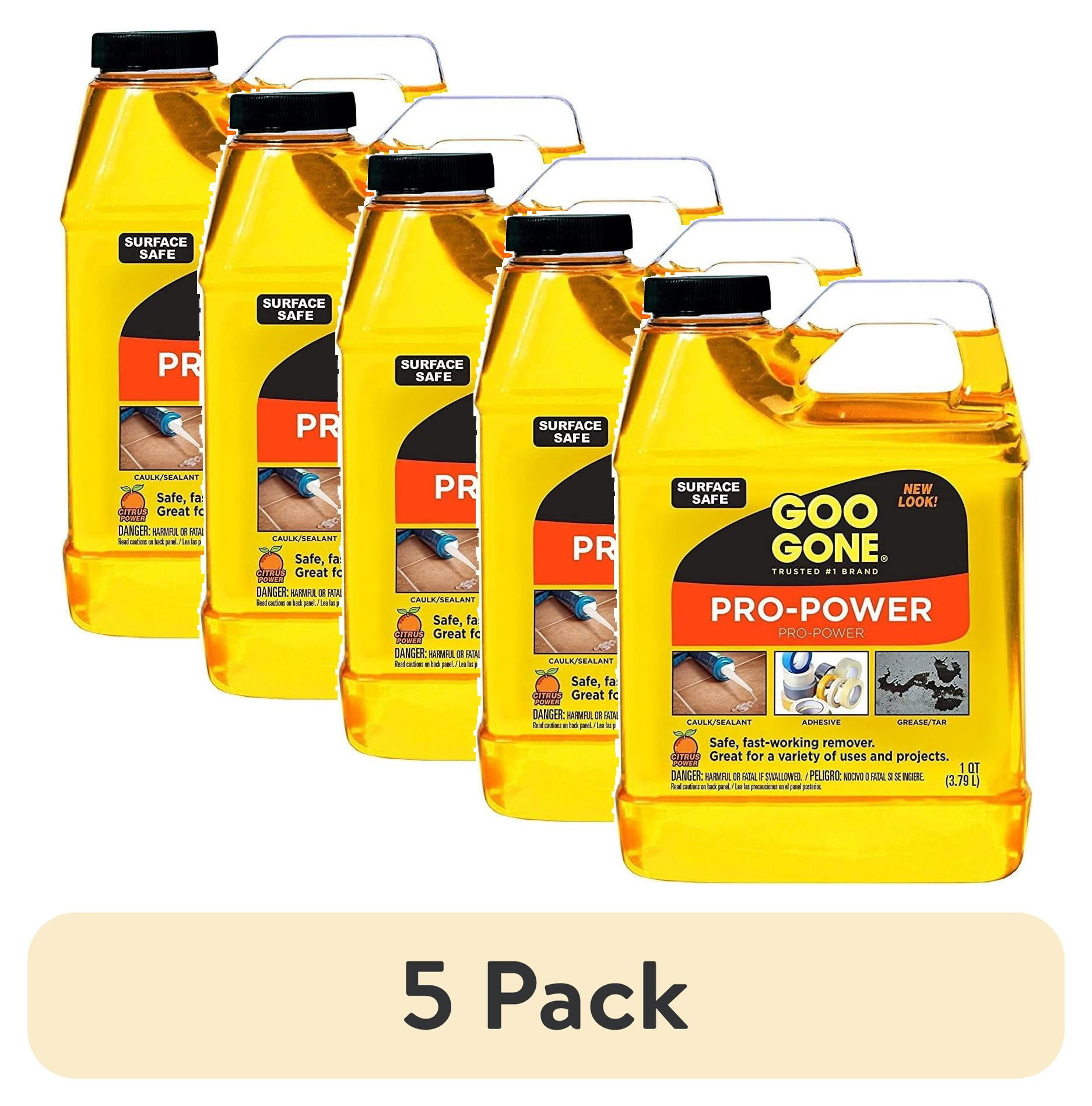 (5 pack) Goo Gone Pro-Power Adhesive Remover - Professional Strength ...
