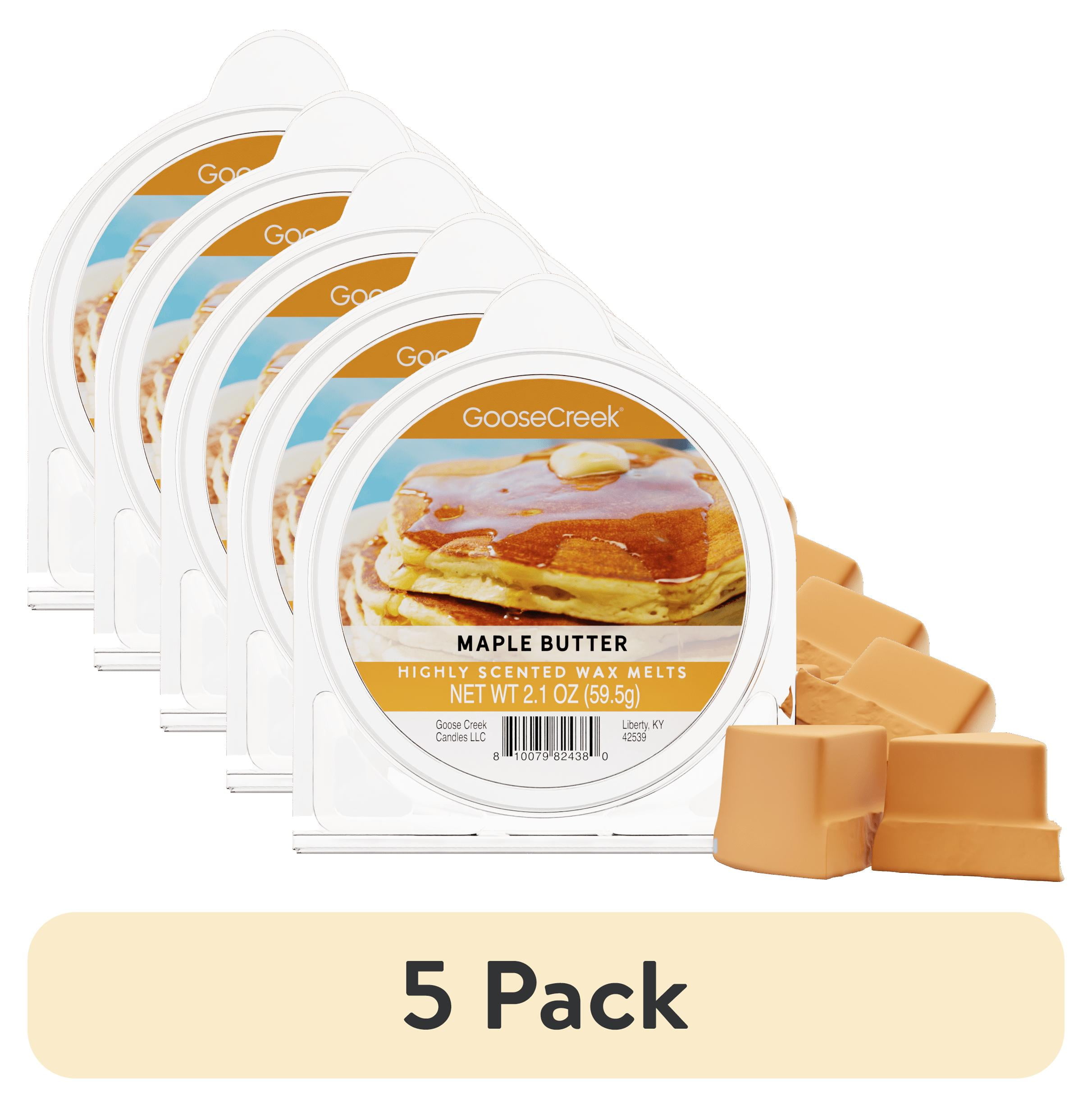 (5 pack) Goose Creek Maple Butter Scented Wax Melt, 2.1oz. - Walmart.com