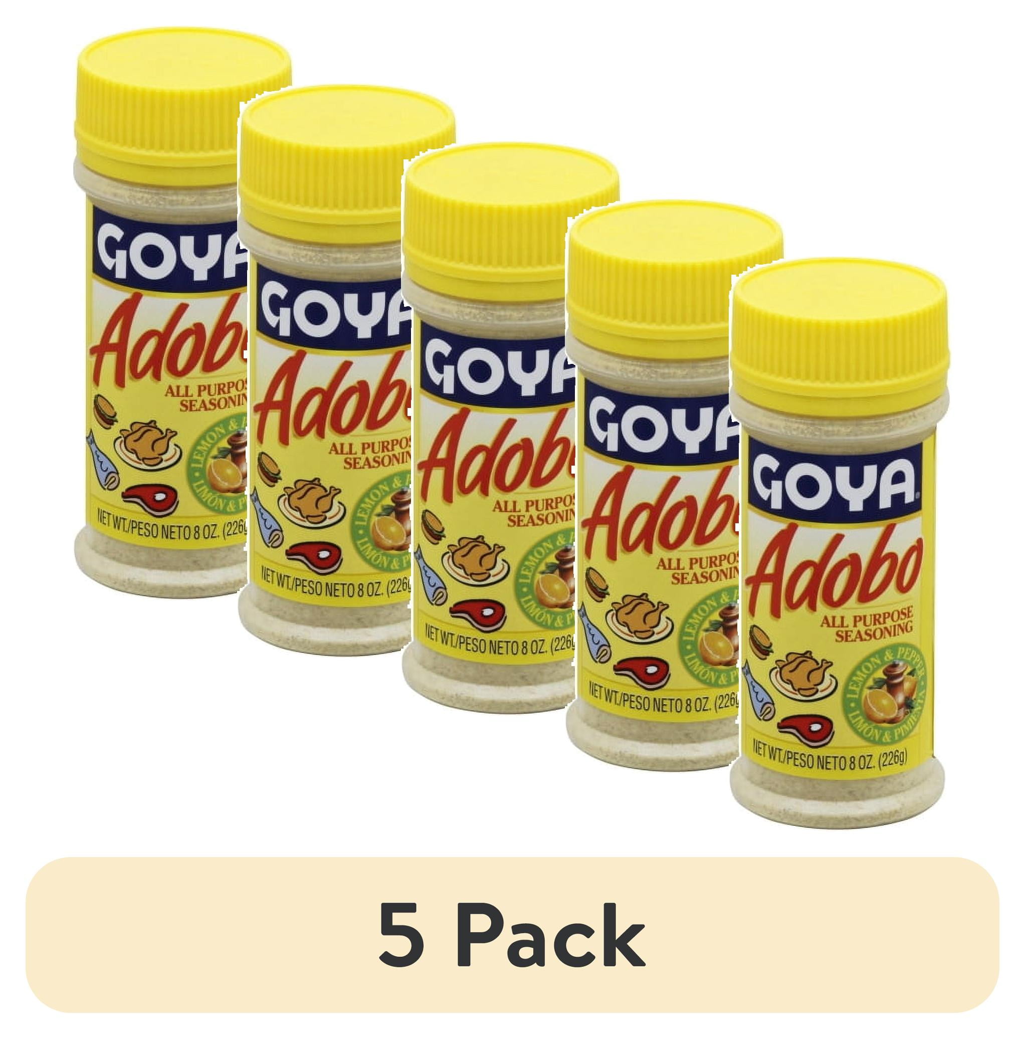 (5 pack) Goya Foods Goya Adobo All Purpose Seasoning, 8 oz - Walmart.com