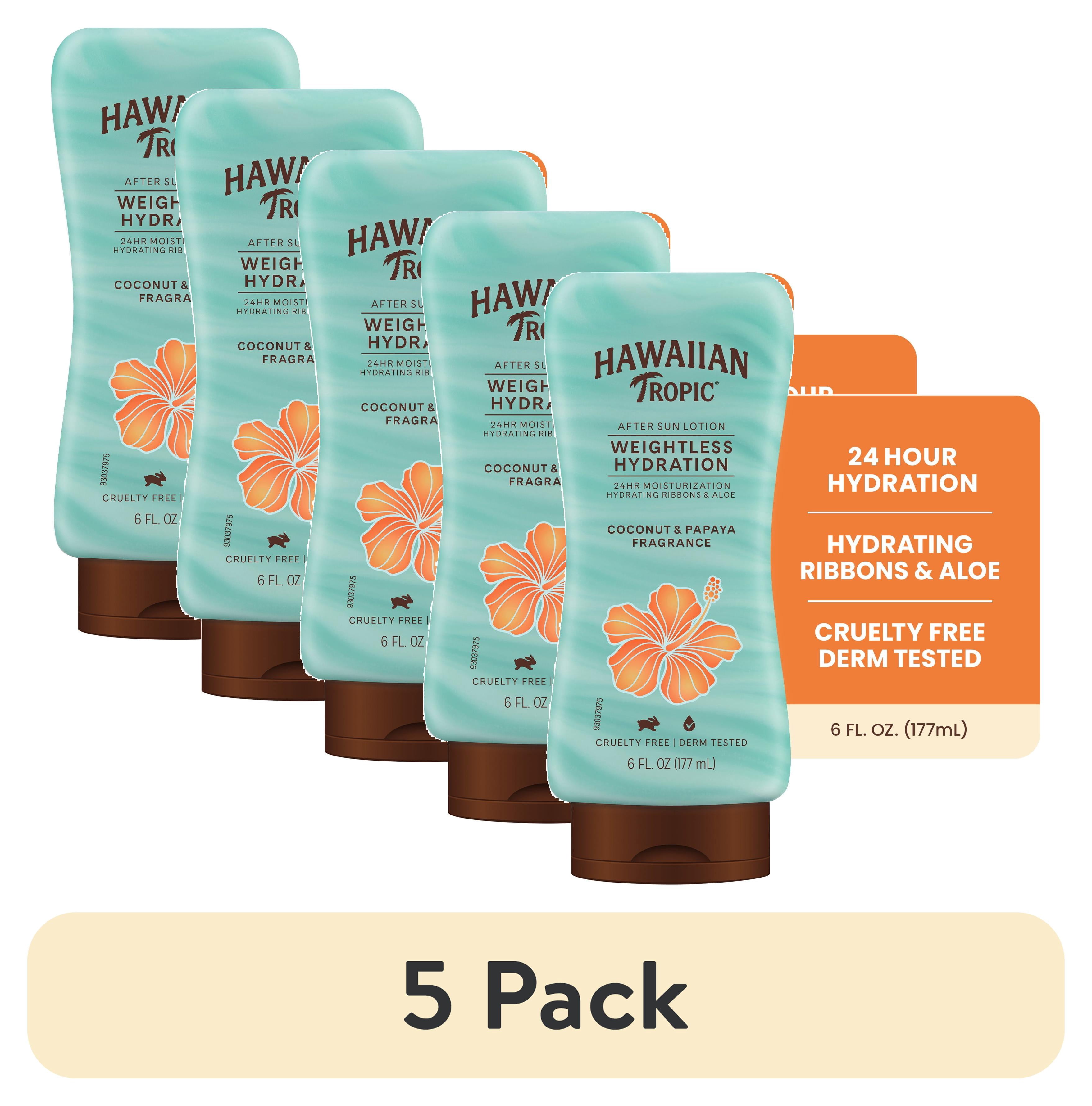 (5 pack) Hawaiian Tropic Weightless Hydration after Sun Lotion for ...