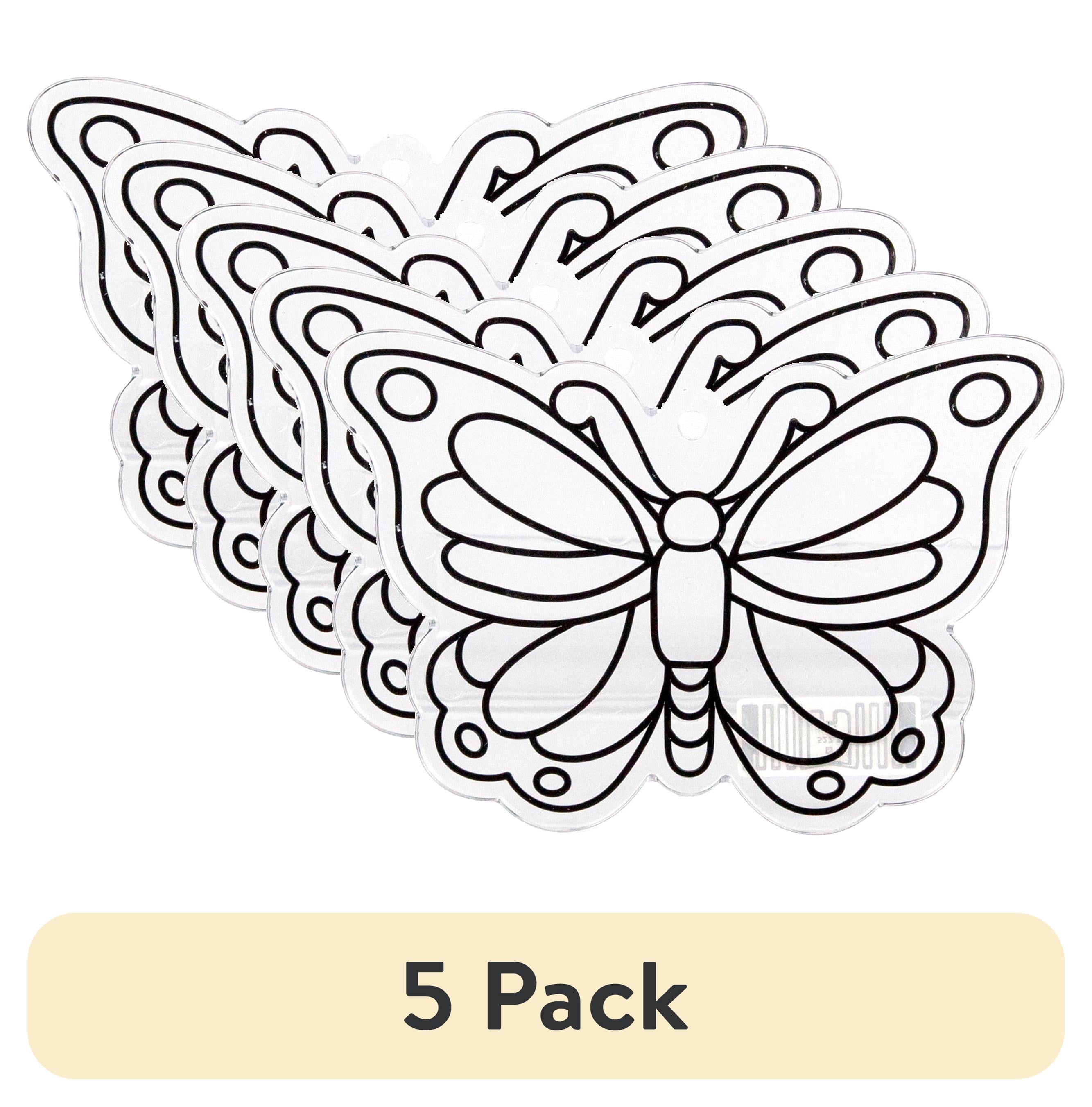 (5 pack) Hello Hobby Jumbo Butterfly Suncatcher - Walmart.com
