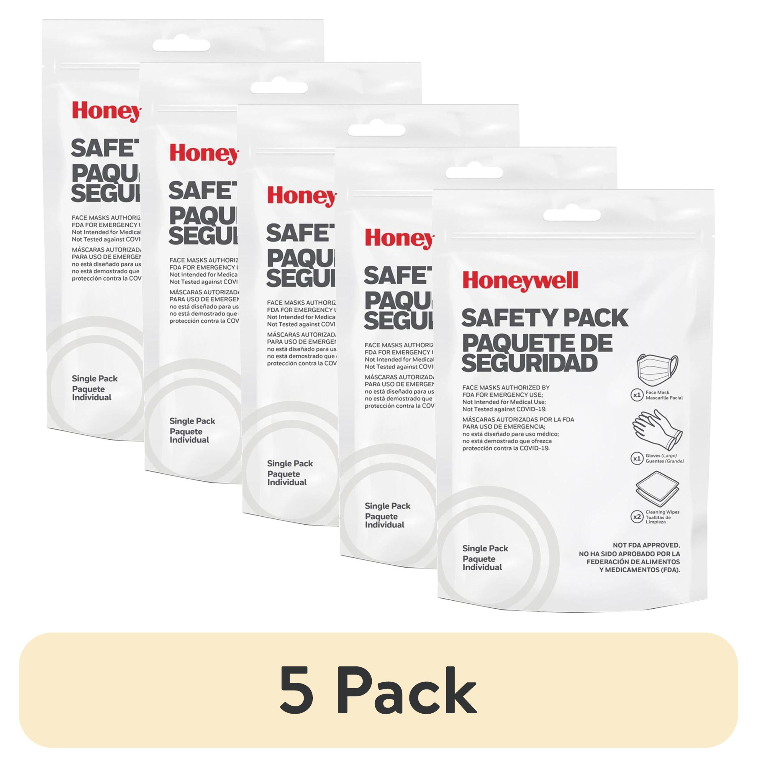(5 pack) Honeywell PPE Safety Pack - Walmart.com
