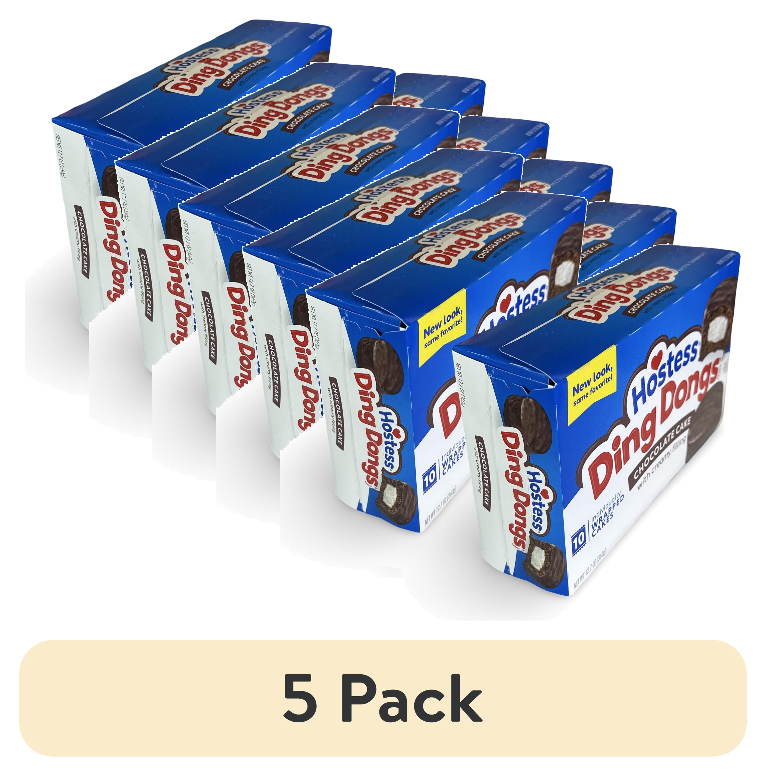 (5 pack) Hostess Ding Dongs Snack Cakes, 10 Per Box, 2 Boxes - Walmart.com