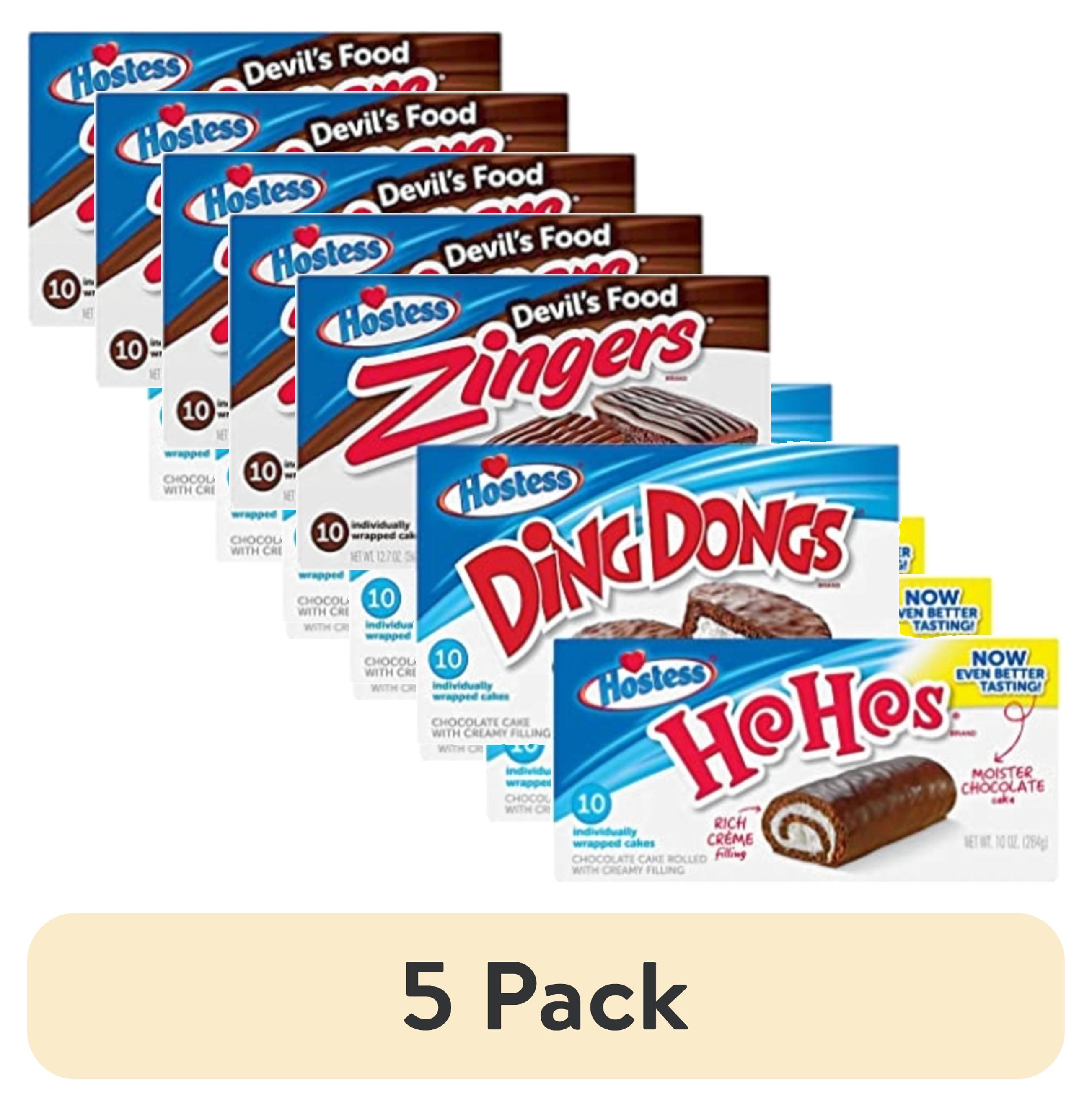 (5 pack) Hostess Chocolate Lovers Cream Snack Cake Variety Pack | Ho ...