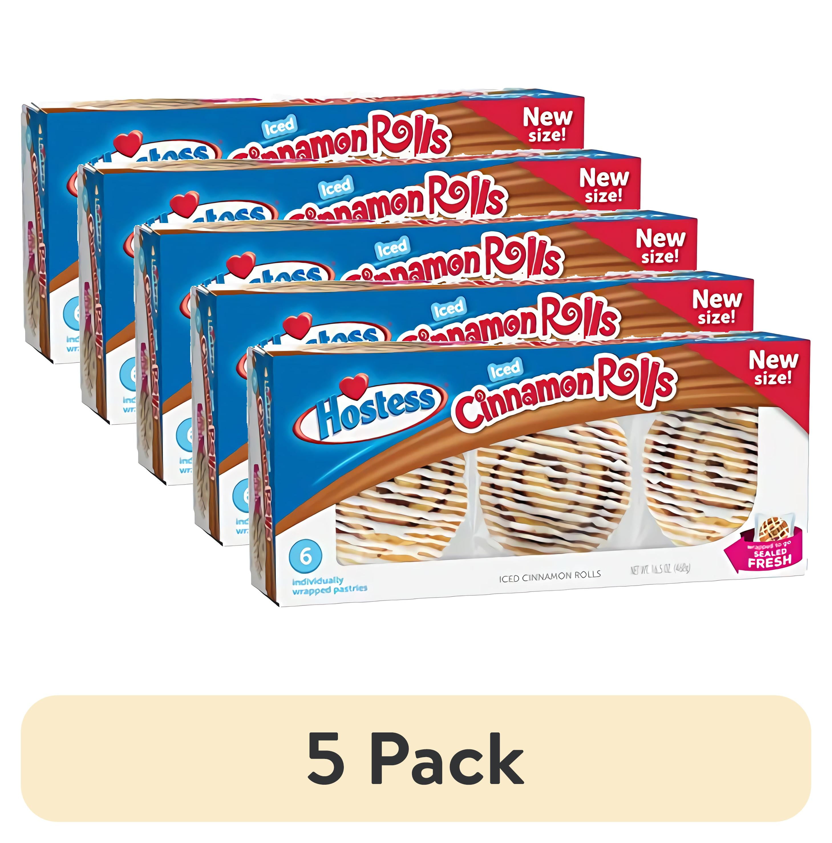 (5 pack) Hostess Iced Cinnamon Rolls | Individually Packaged | 36 Count ...