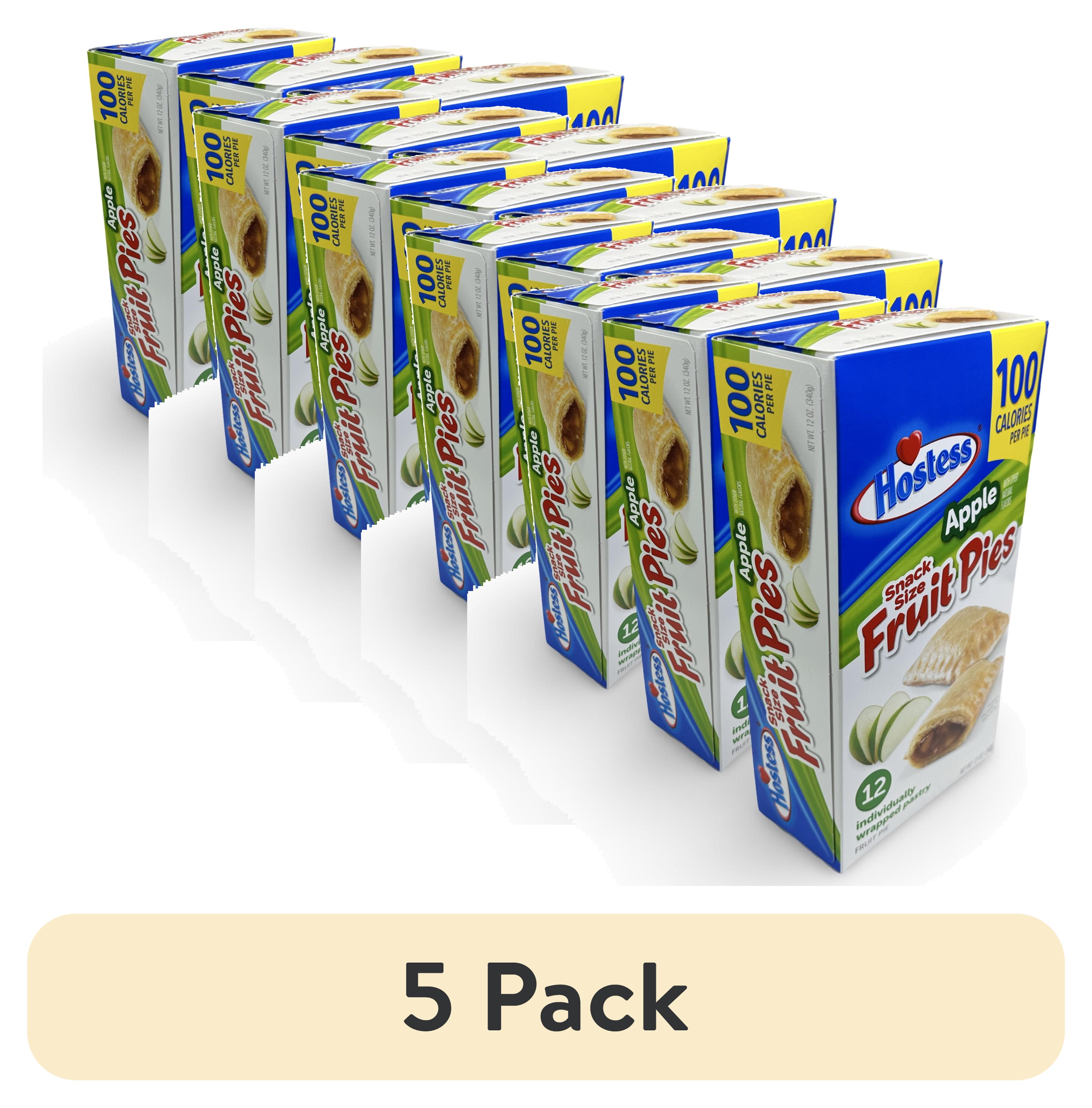 (5 pack) Hostess Snack Size 100 Calorie Mini Fruit Pies | 12 Count Box ...