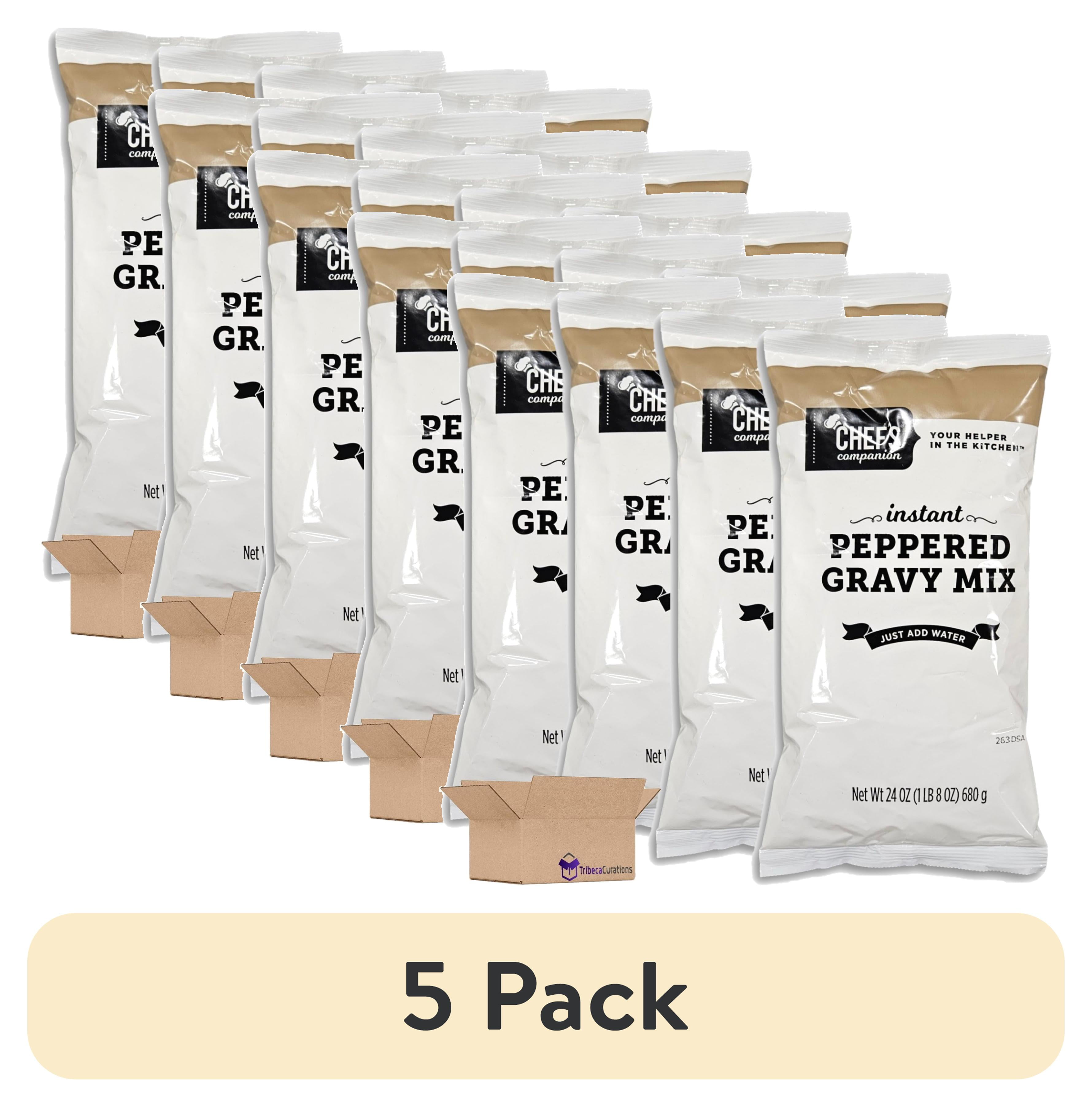 (5 pack) Instant Pepper Gravy Mix Value Pack 24 Ounce | Pack of 4 ...