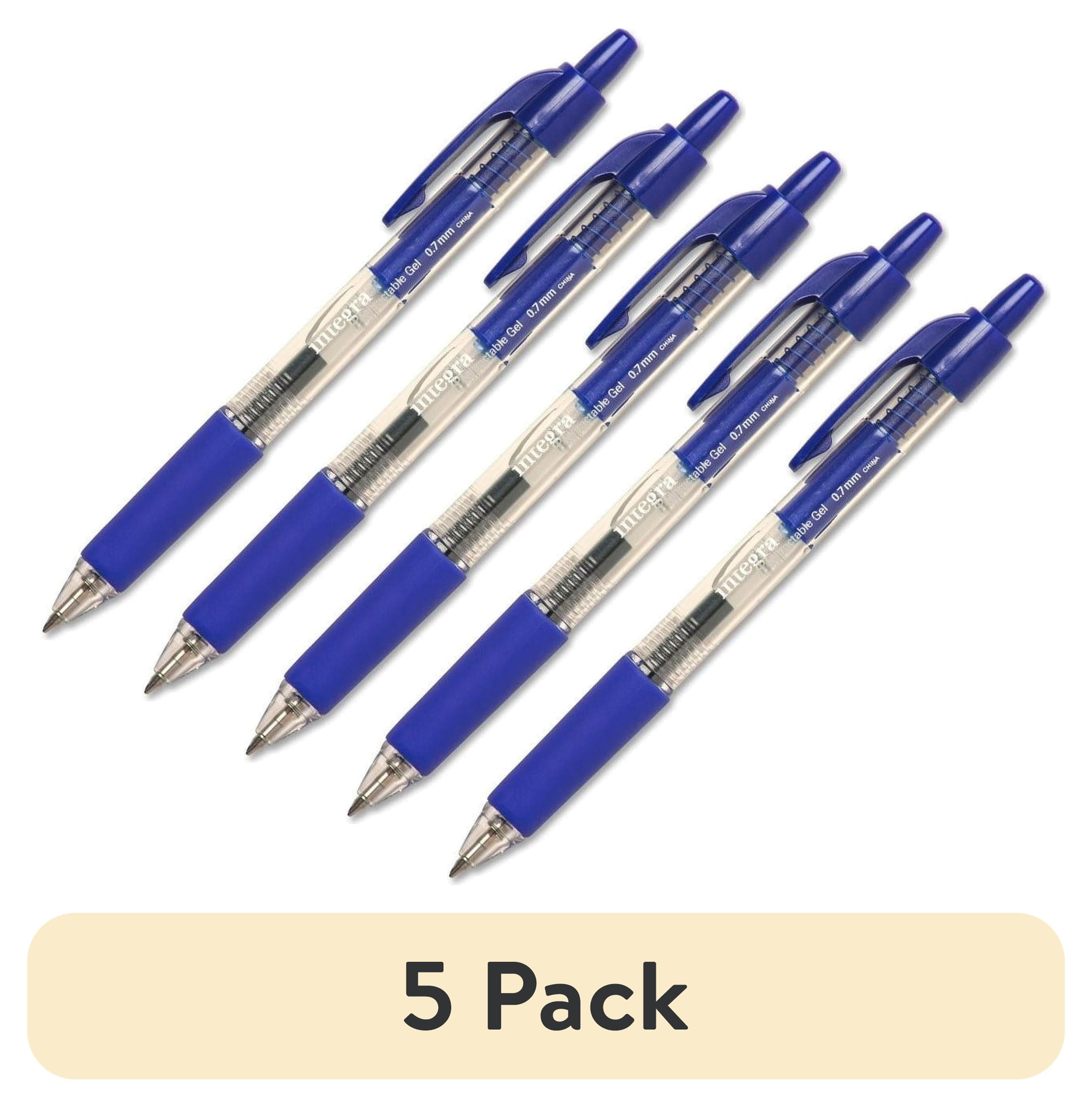 (5 pack) Integra Retractable Gel Ink Pen (Set of 12) - Walmart.com