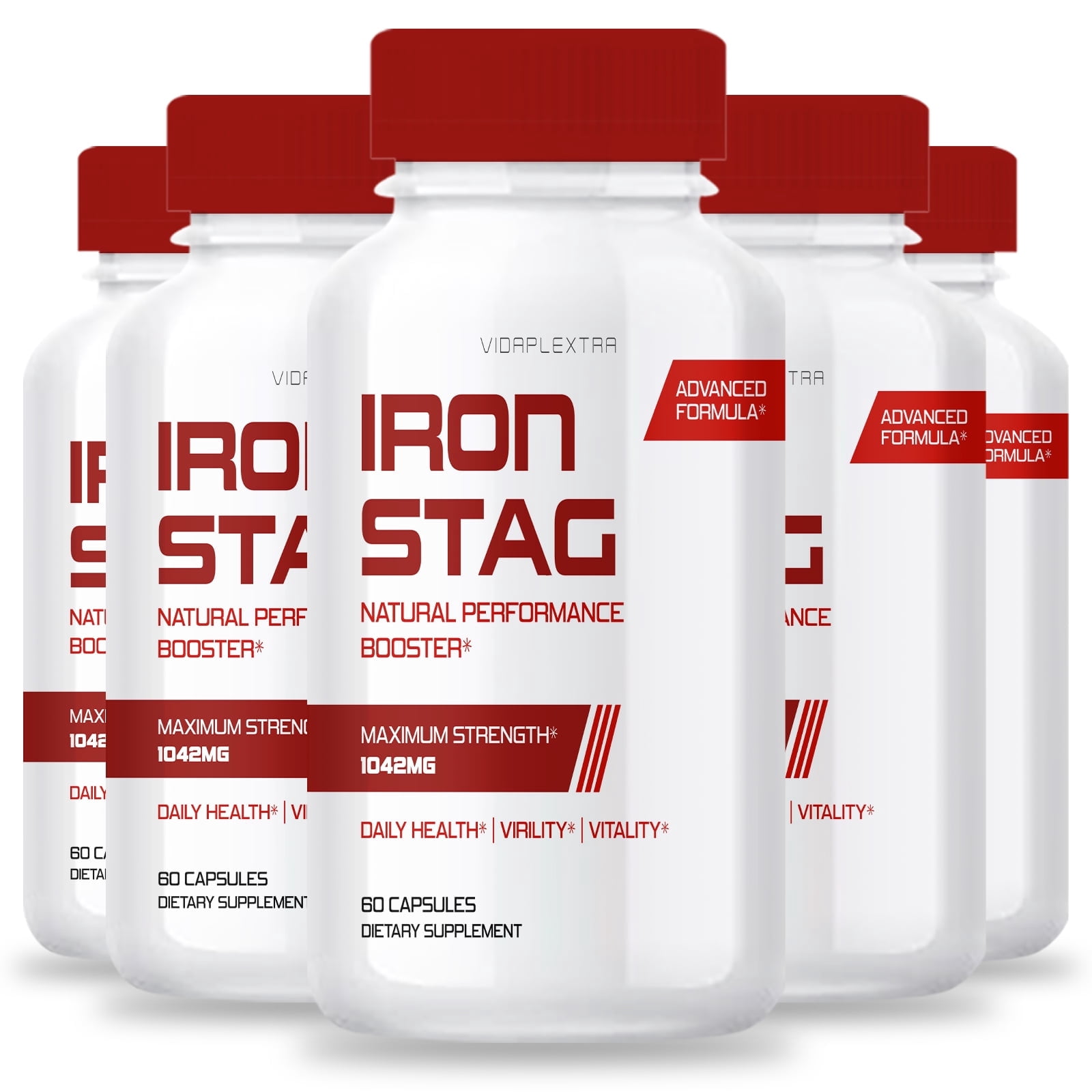 (5 pack) Iron Stag Capsules - IronStag Capsules - Walmart.com
