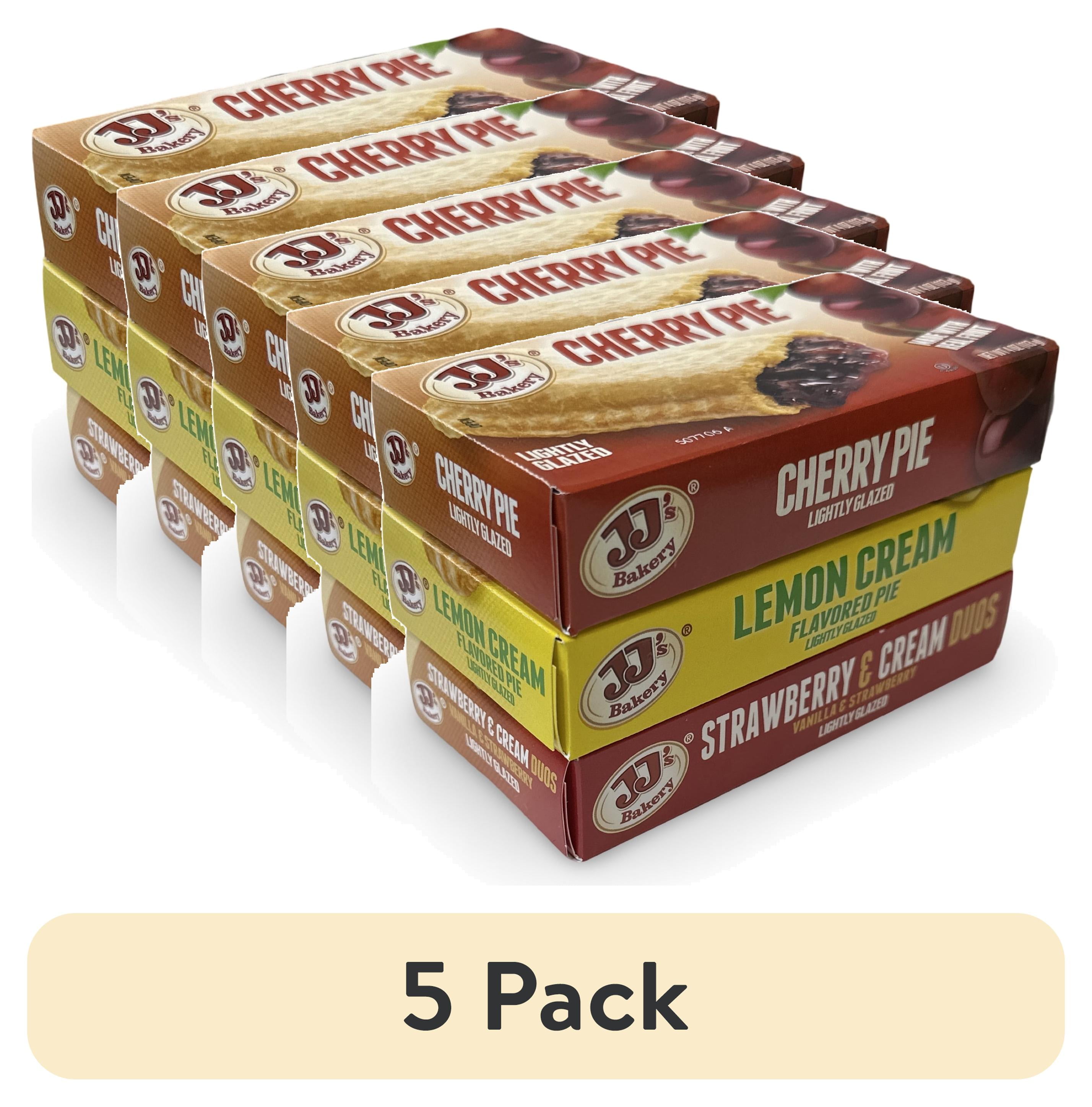 (5 pack) JJ's Bakery Pies Variety Pack (Lemon Cream / Strawberry Cream ...