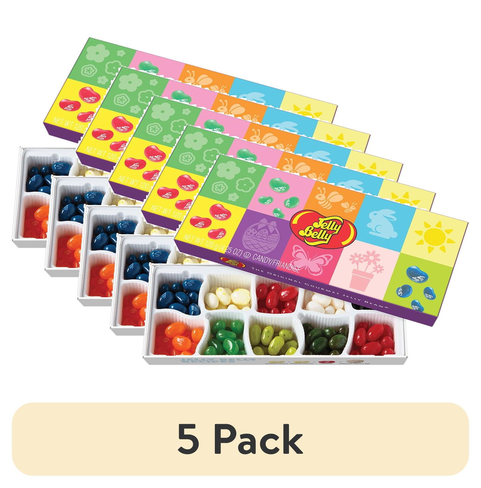 (5 pack) Jelly Belly 10-Flavor Assorted Jelly Bean Mix Easter Gift Box ...