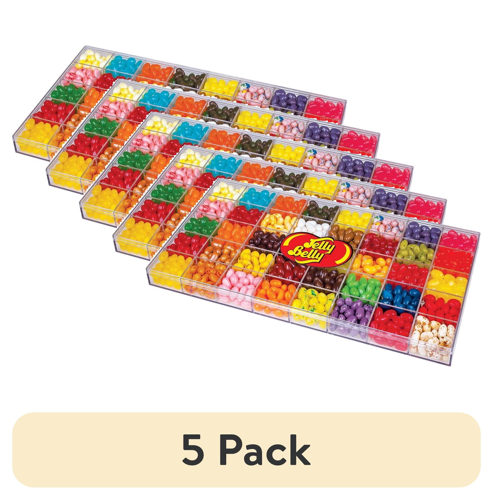 (5 pack) Jelly Belly 40-Flavor Clear Jelly Bean Gift Box, 32 Ounces of ...