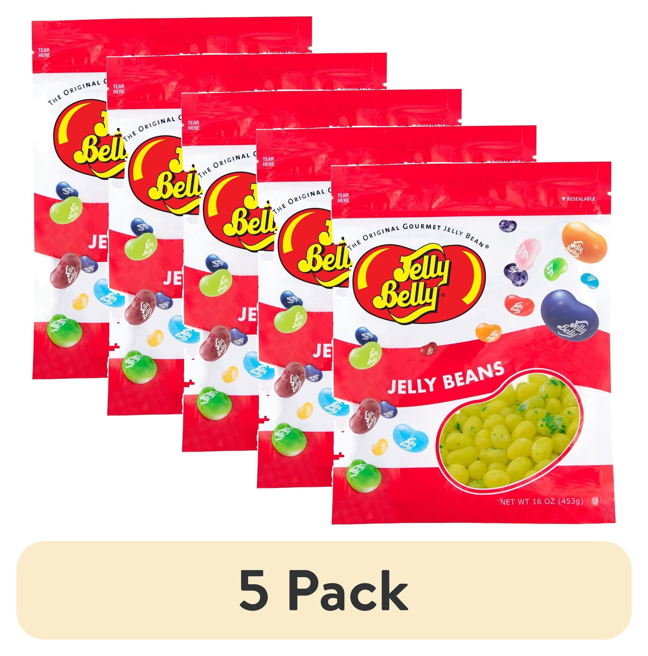 (5 pack) Jelly Belly Mango Jelly Beans, Genuine - 1 Pound (16 Ounces ...