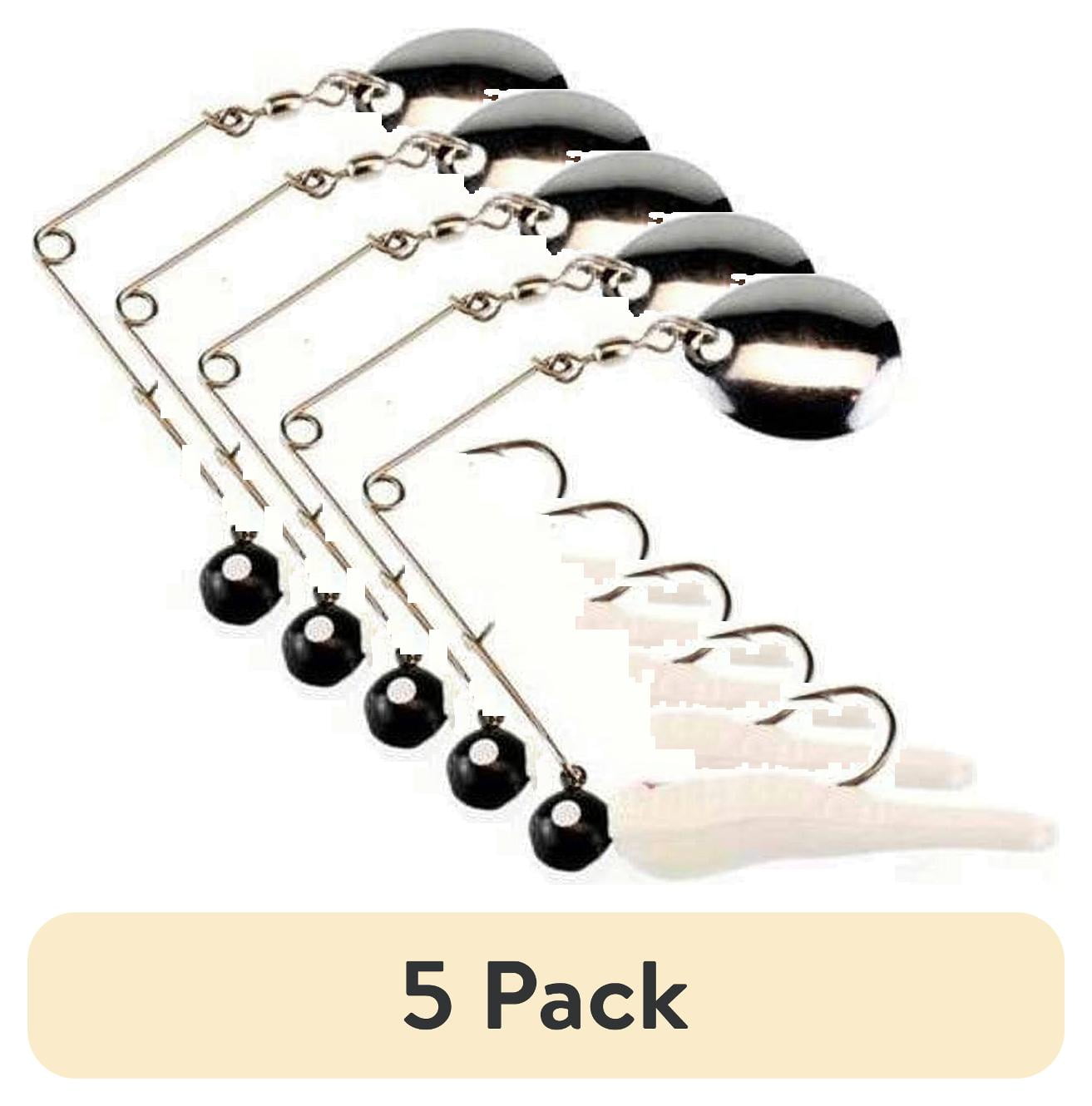 (5 pack) Johnson Fishing Beetle Spin Gold Blade Fishing Bait - Walmart.com