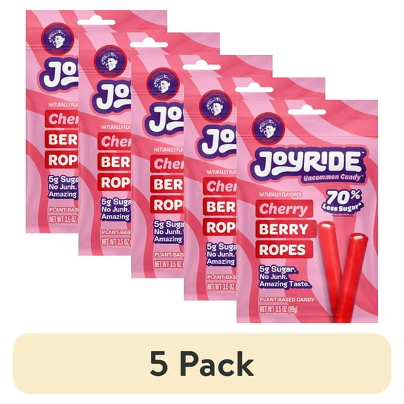 (5 pack) Joyride Cherry Berry Ropes 3.5 oz - Walmart.com