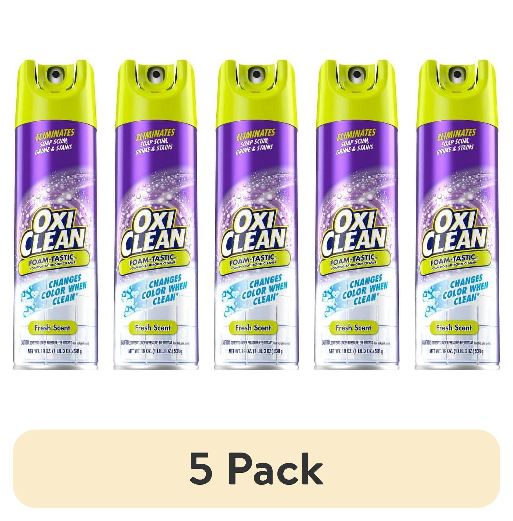 (5 pack) Kaboom 19 oz. Foam-Tastic Fresh Bathroom Cleaner with OxiClean ...