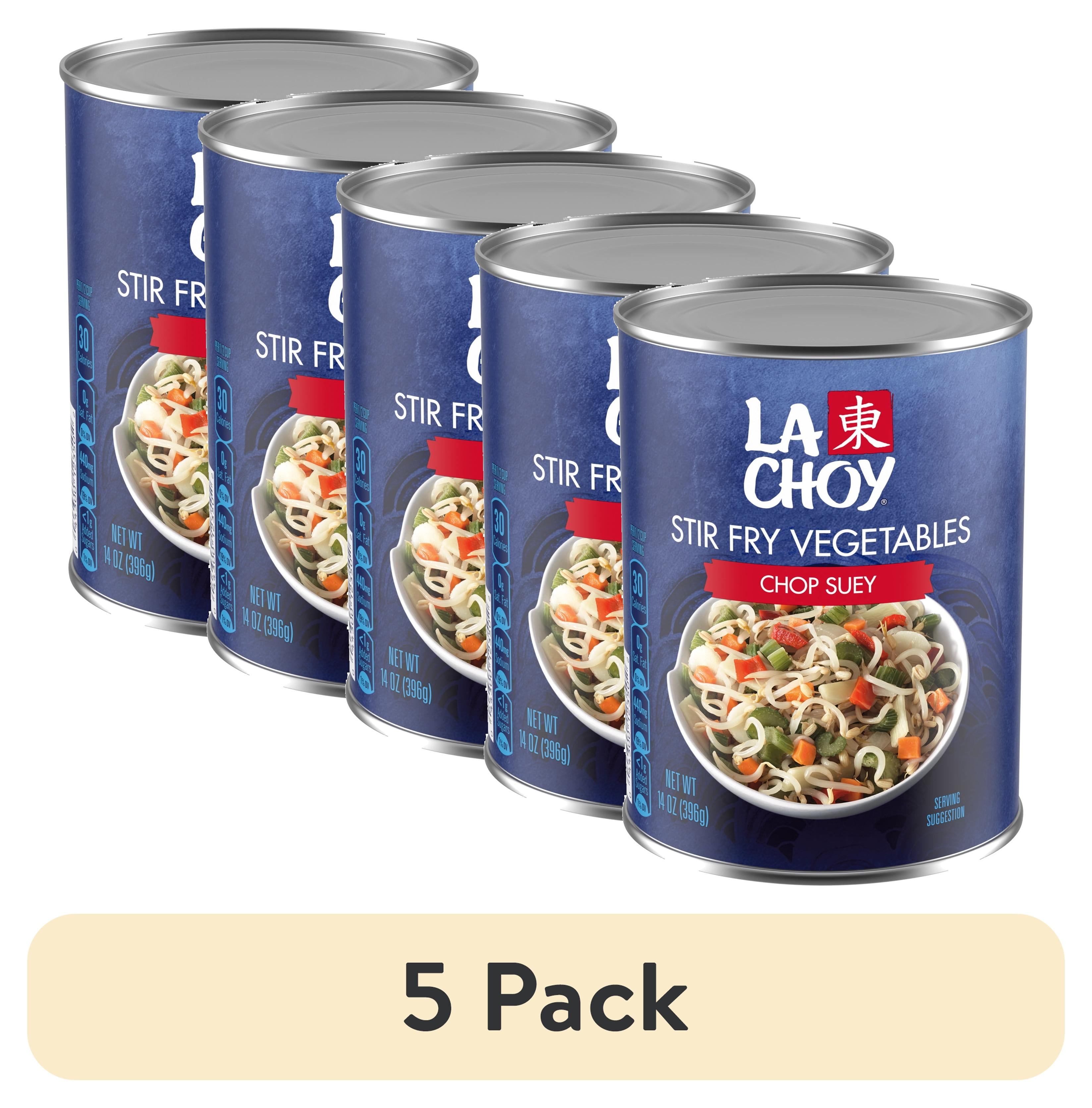 (5 pack) La Choy Chop Suey Vegetables, 14 oz - Walmart.com