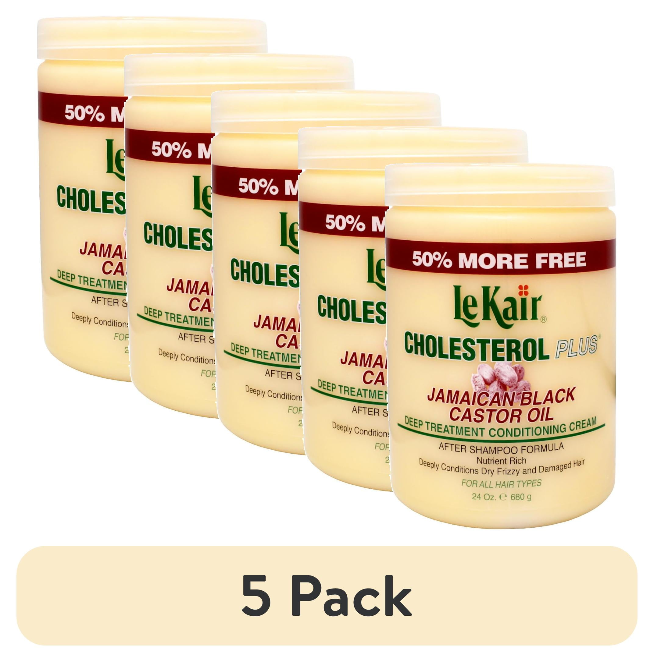 (5 pack) Le Kair Cholesterol Plus Jamaican Black Castor Oil Deep ...