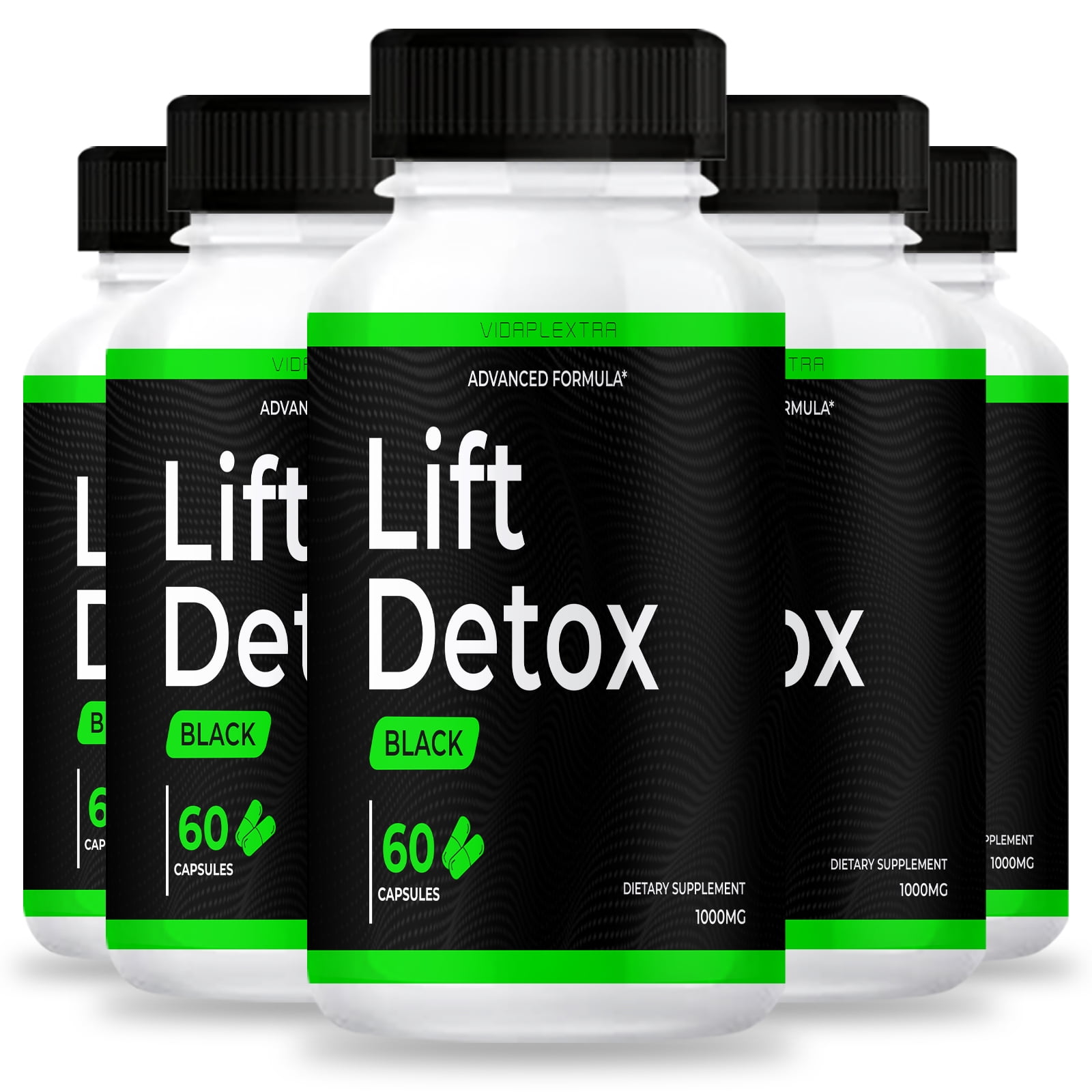 (5 pack) Lift Detox Capsules - Lift Detox Keto Capsules - Walmart.com